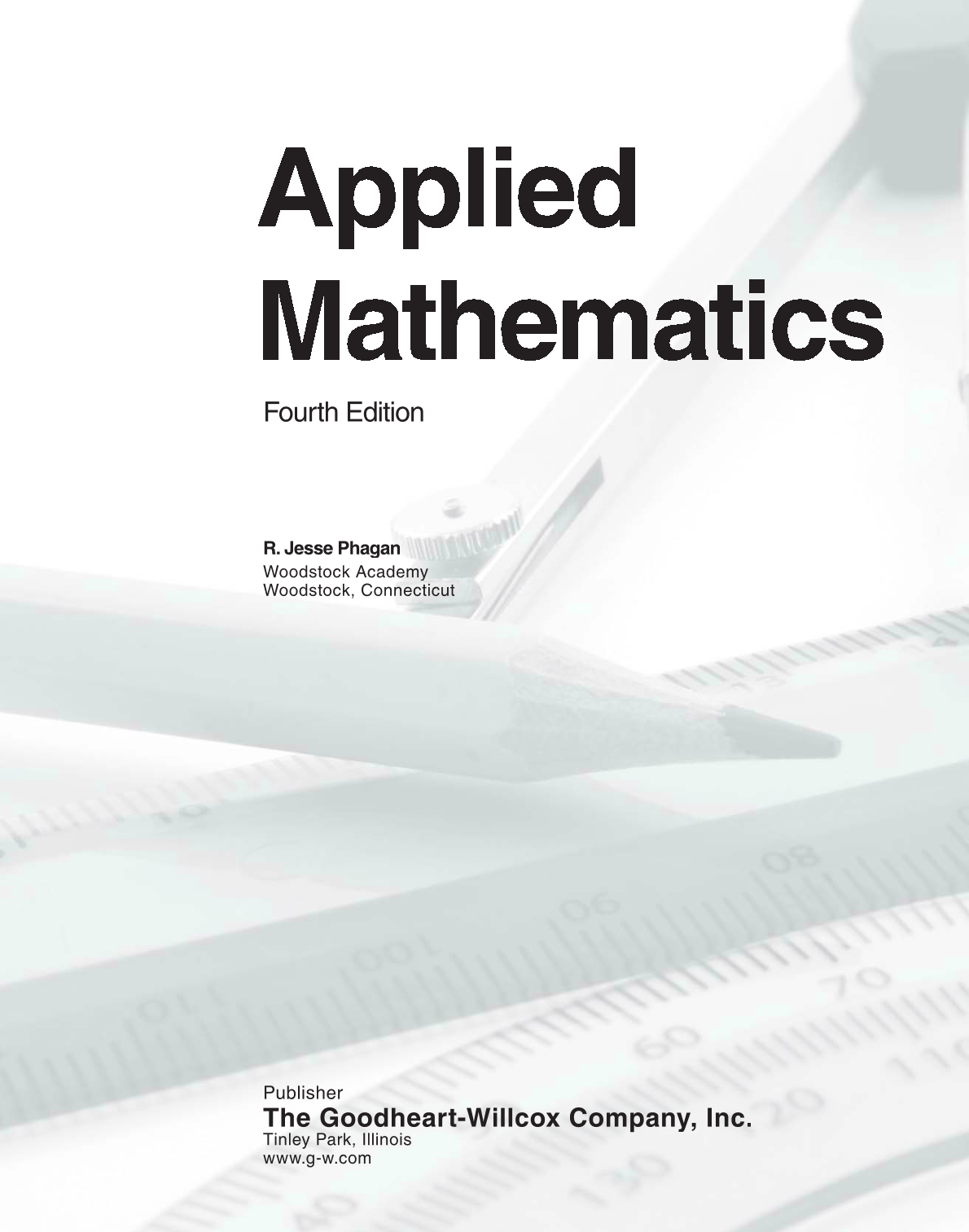 Applied Mathematics, 4th Edition page 1