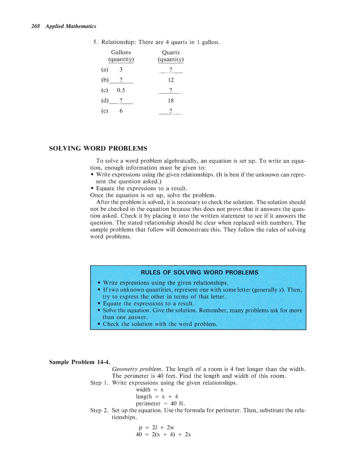 Applied Mathematics, 4th Edition page 268