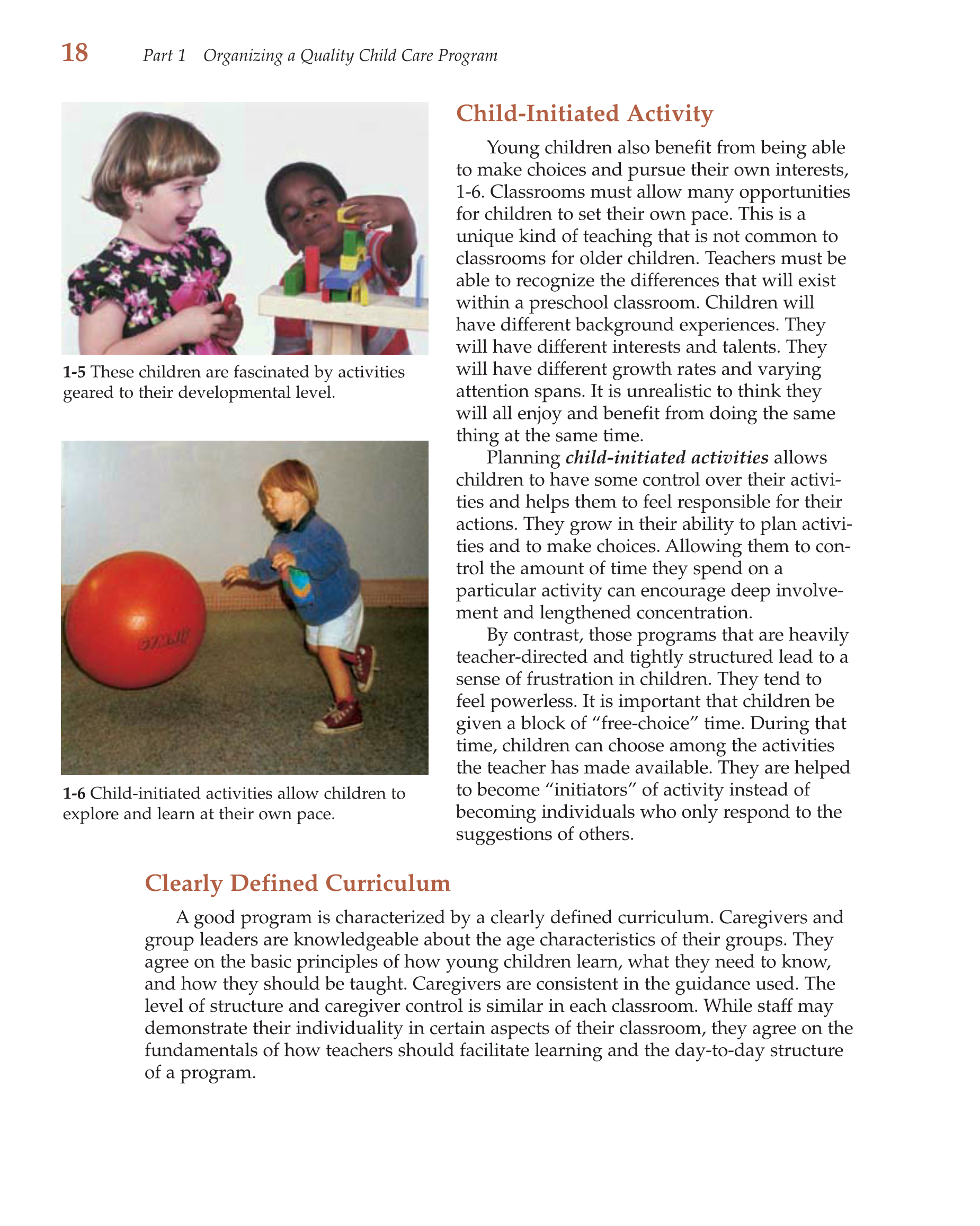 Child Care Administration: Planning Quality Programs for Young Children ...