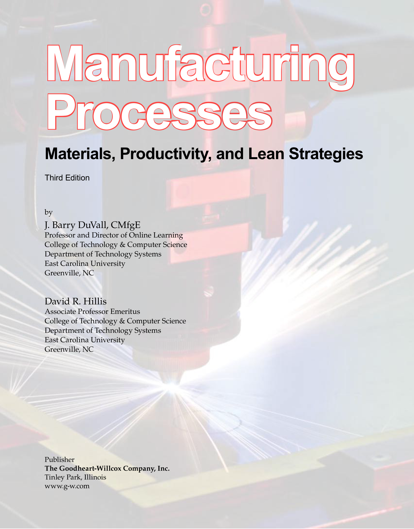 Manufacturing Processes, 3rd Edition page 1