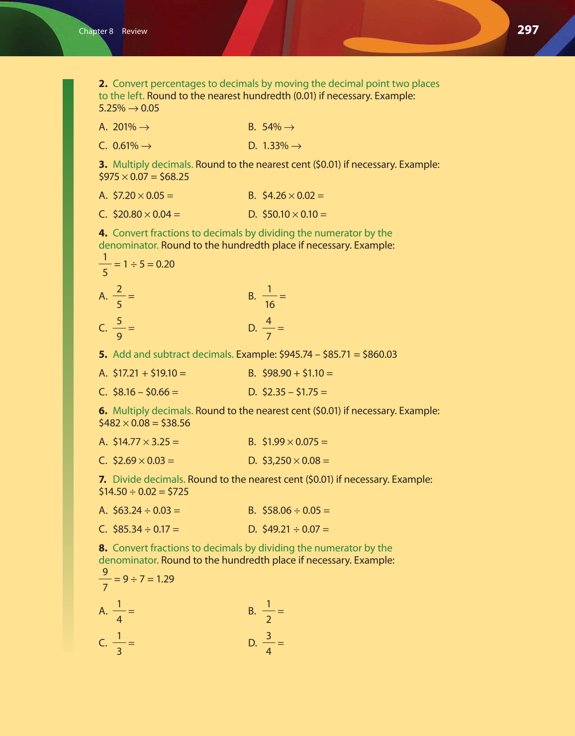 Math for Financial Literacy, 1st Edition page 297