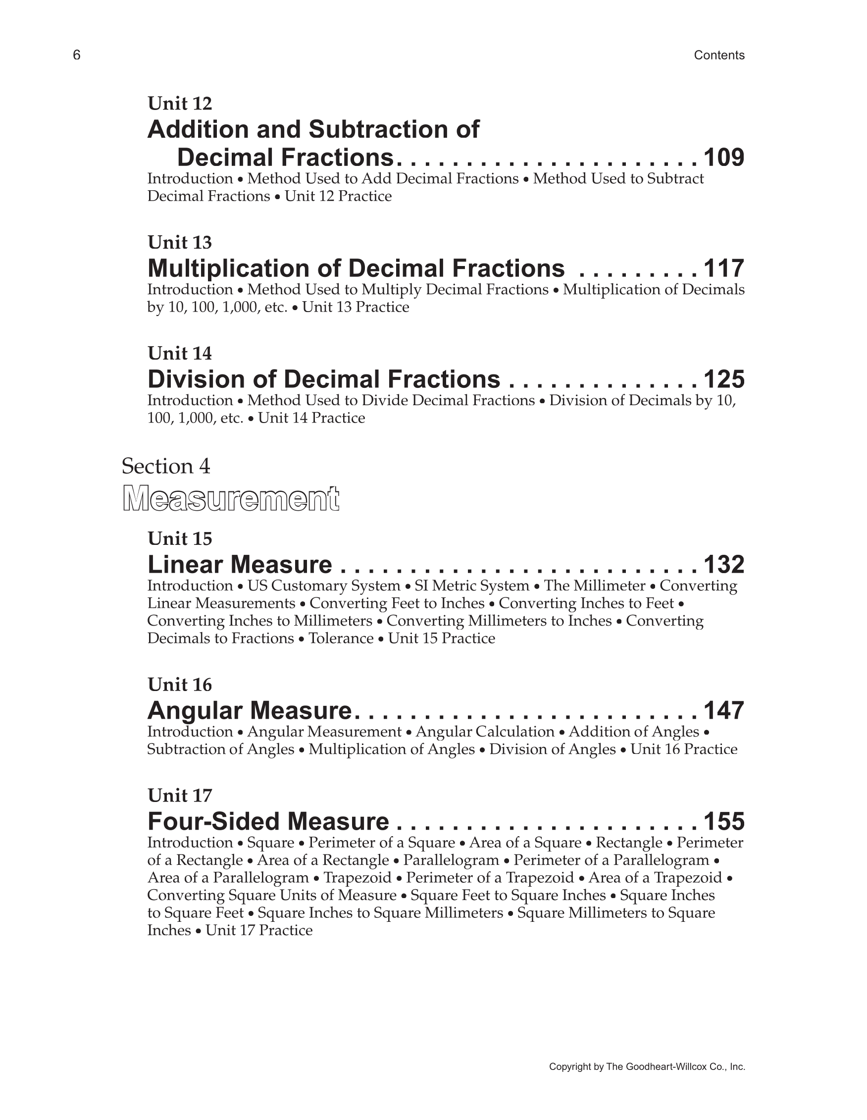 Math for Welders, 5th Edition page 6