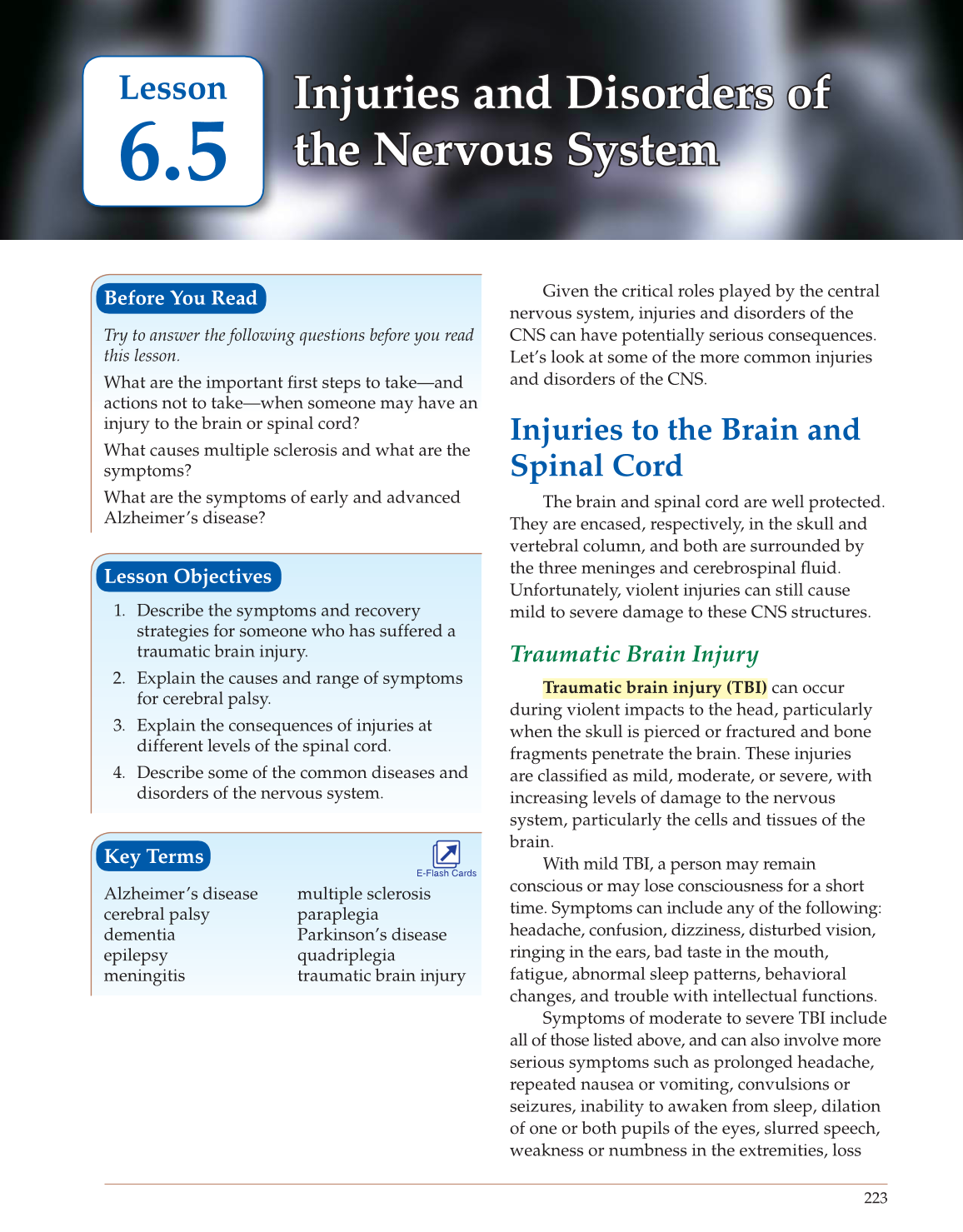 Introduction to Anatomy and Physiology, Online Student Edition page 223