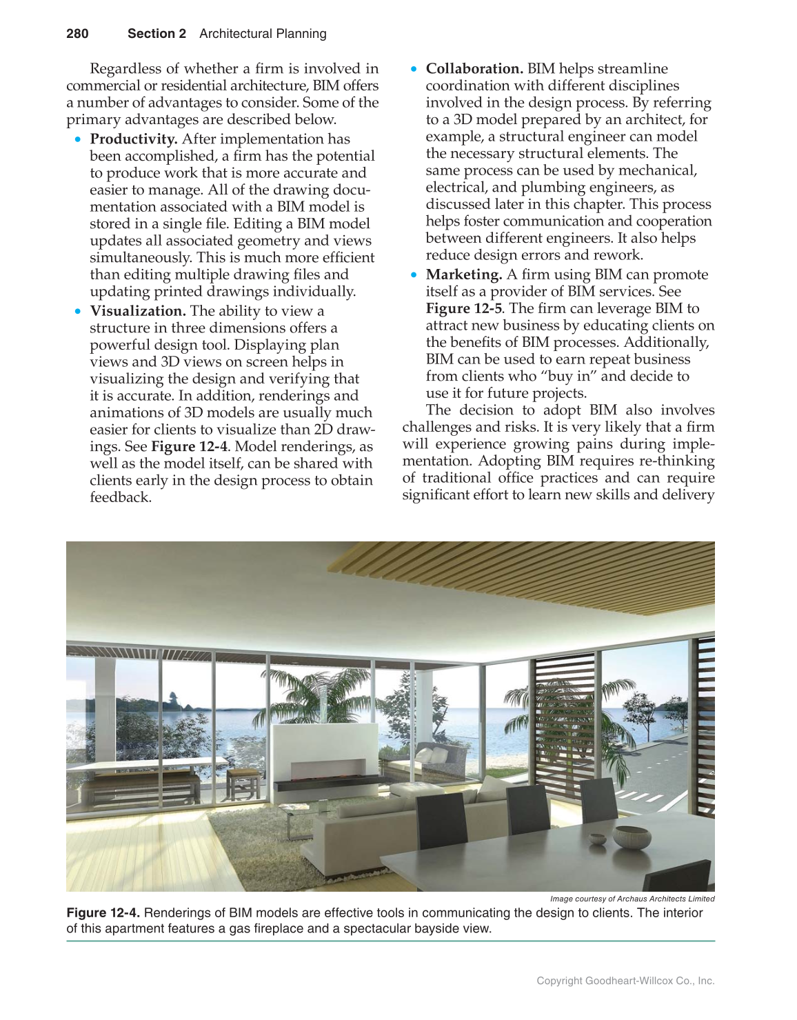 Architecture: Residential Drafting and Design, 12th Edition page 280