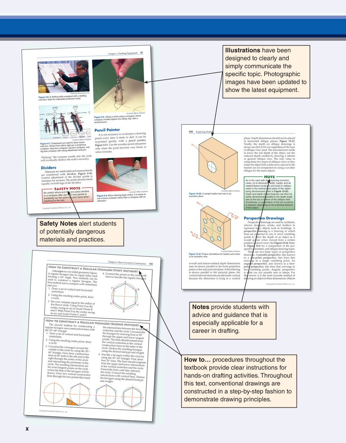 Exploring Drafting, 12th Edition page x