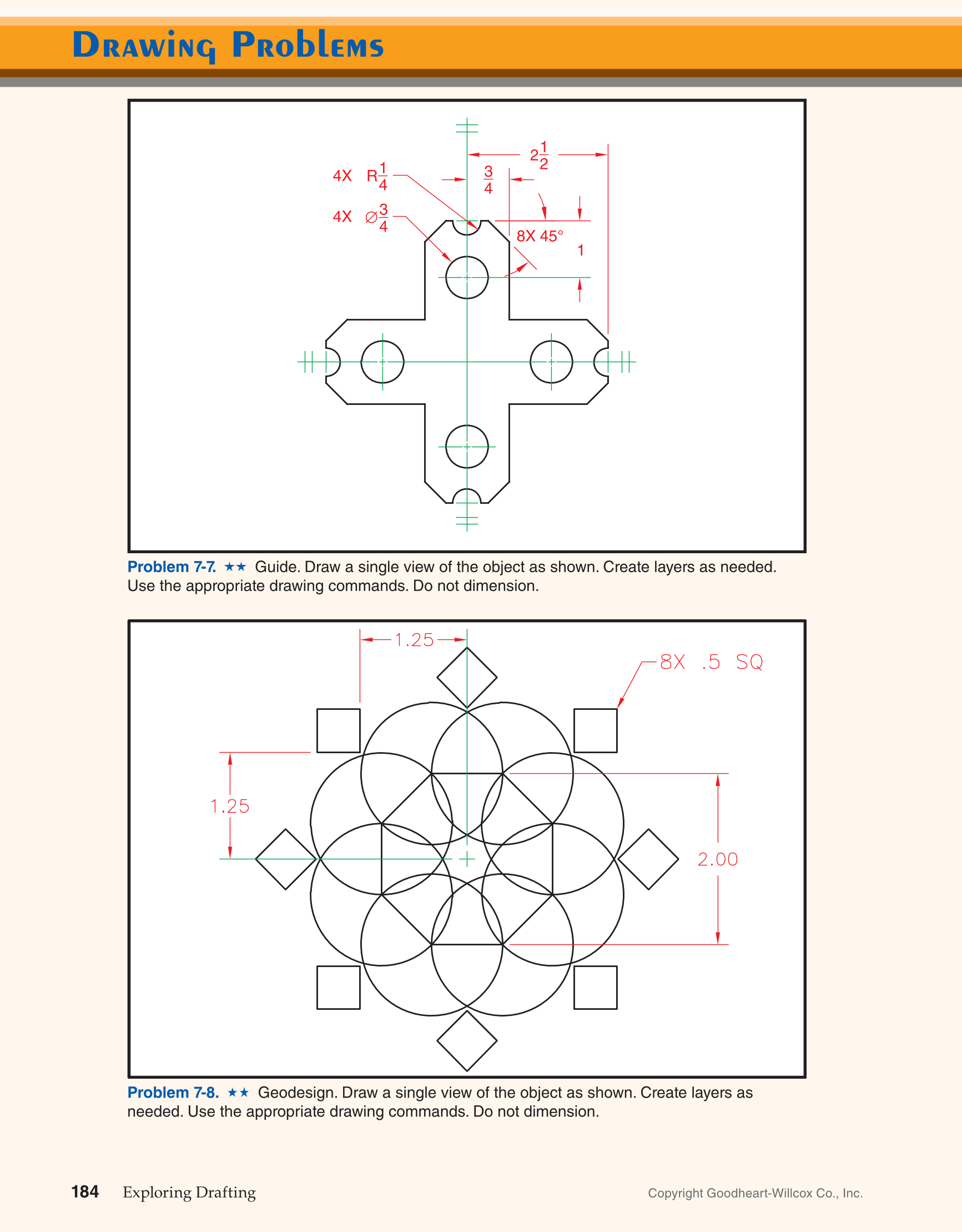 Exploring Drafting, 12th Edition page 184