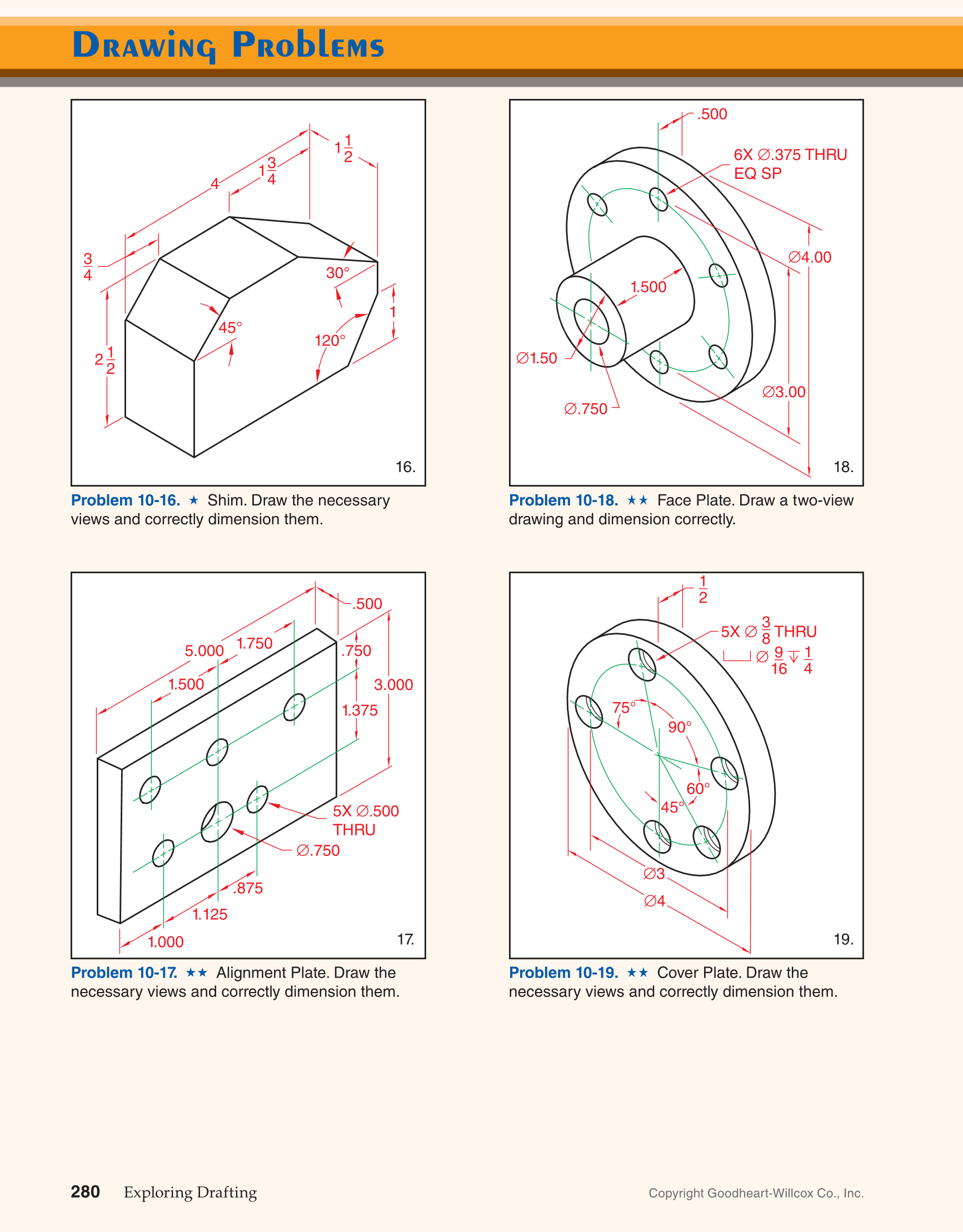 Exploring Drafting, 12th Edition page 280
