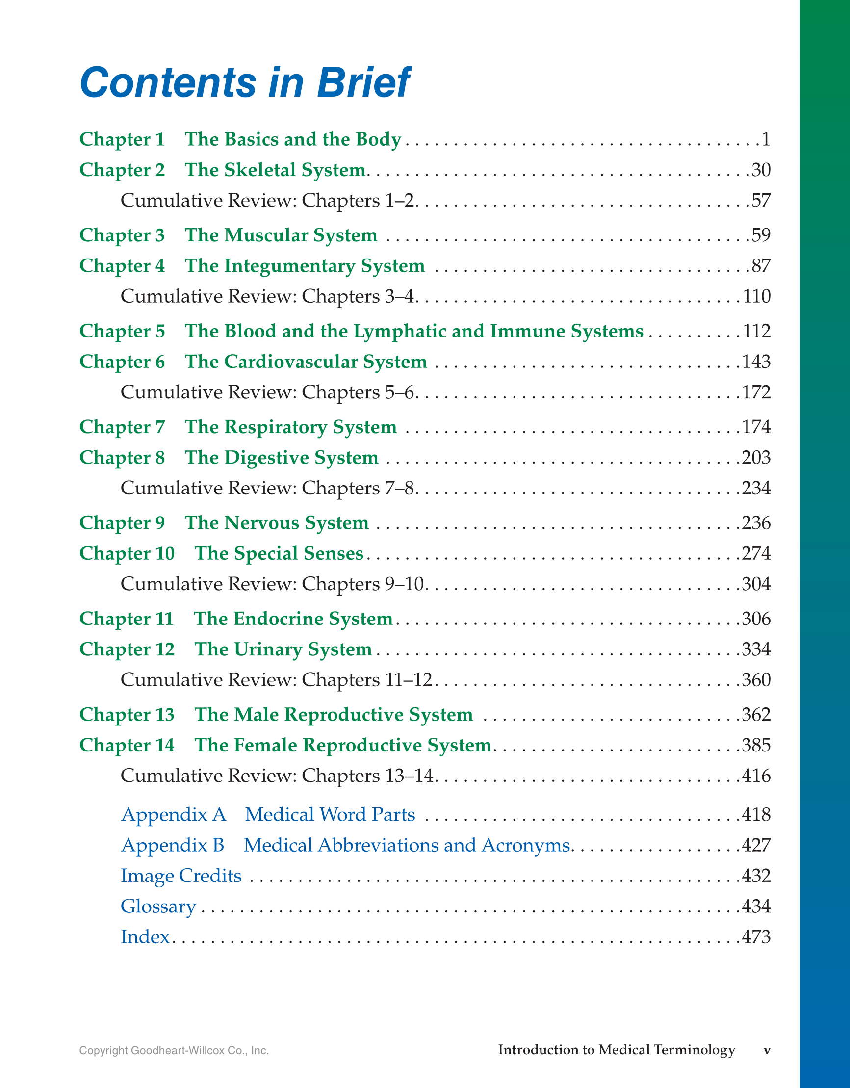 Introduction to Medical Terminology, 1st Edition page v