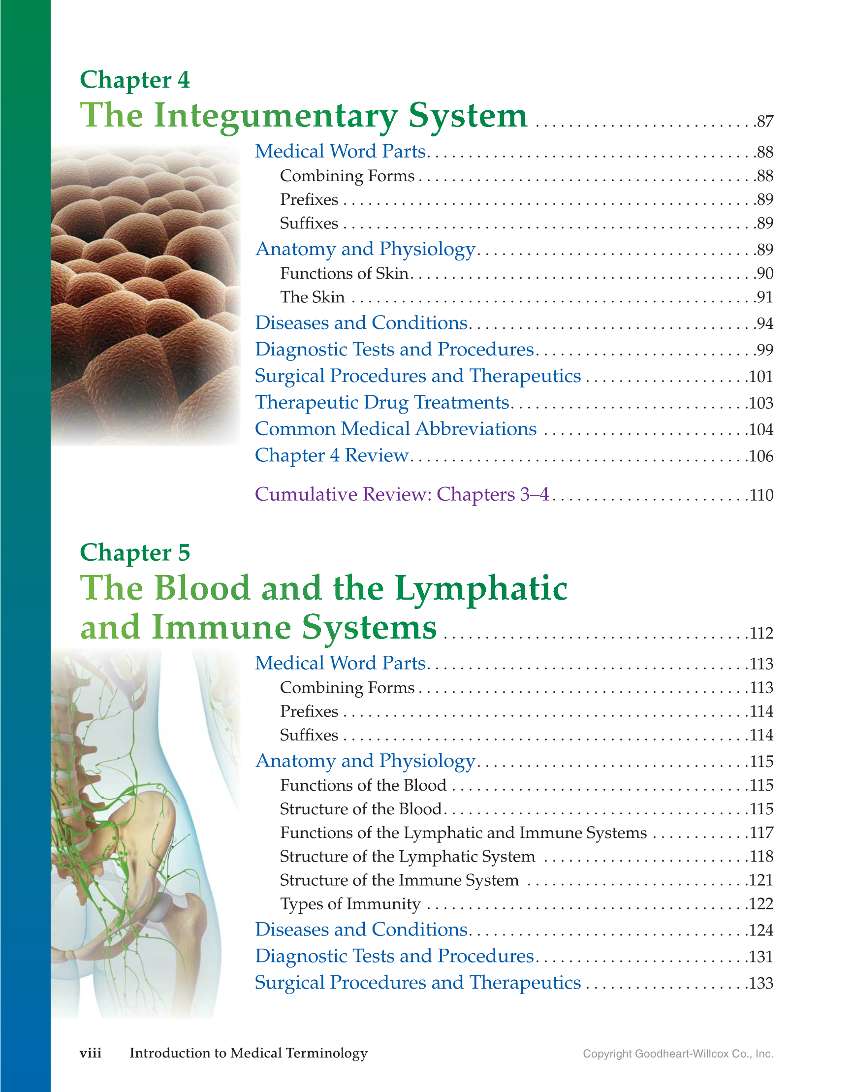 Introduction to Medical Terminology, 1st Edition page viii