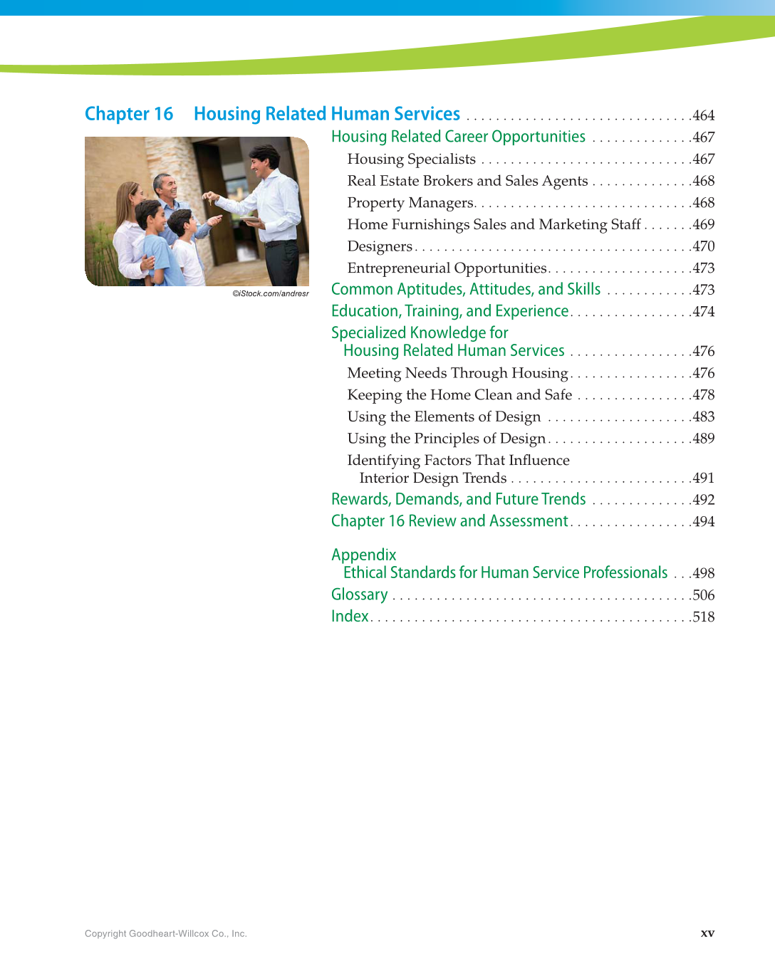 Principles of Human Services, 1st Edition page xv
