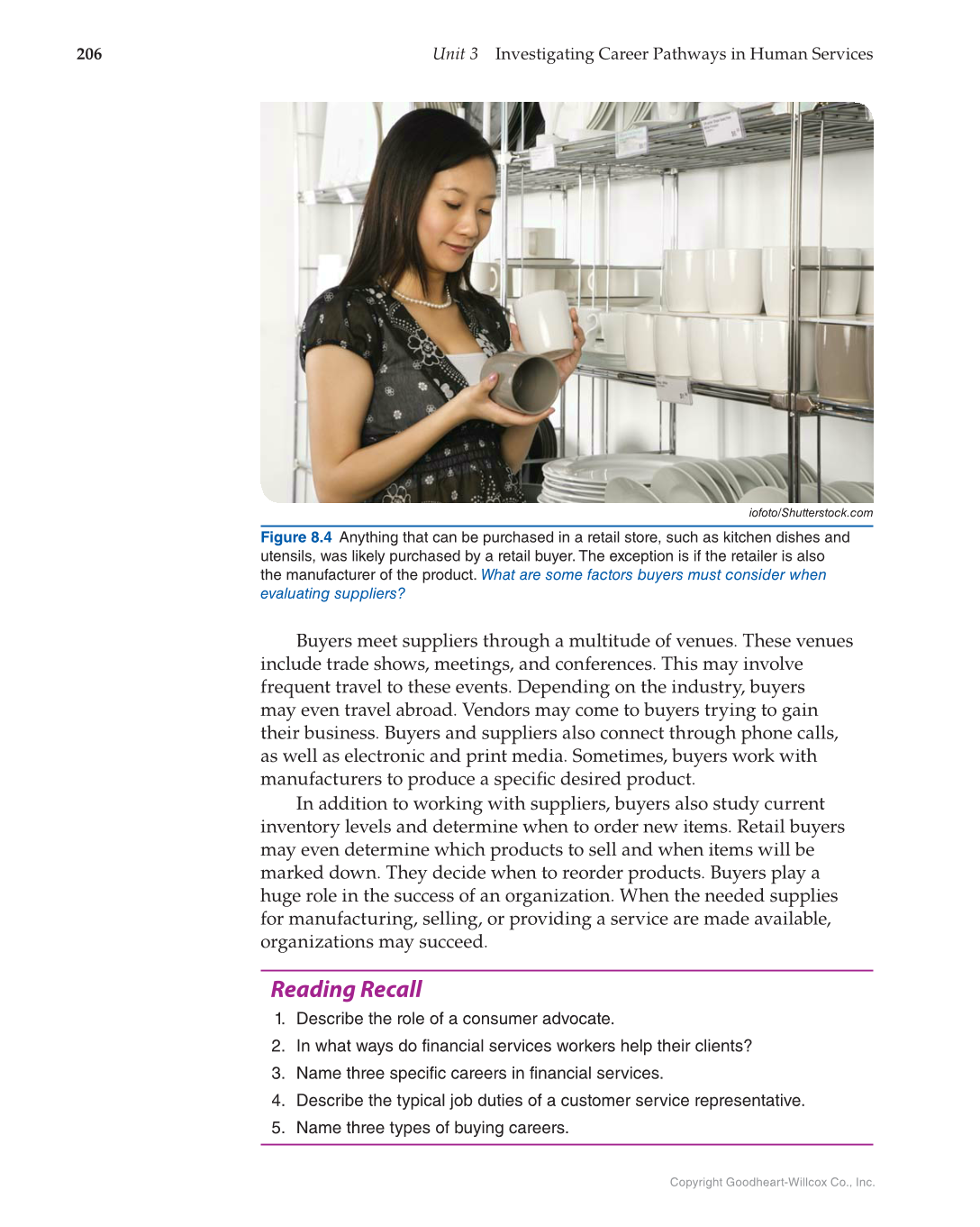 Principles of Human Services, 1st Edition page 206