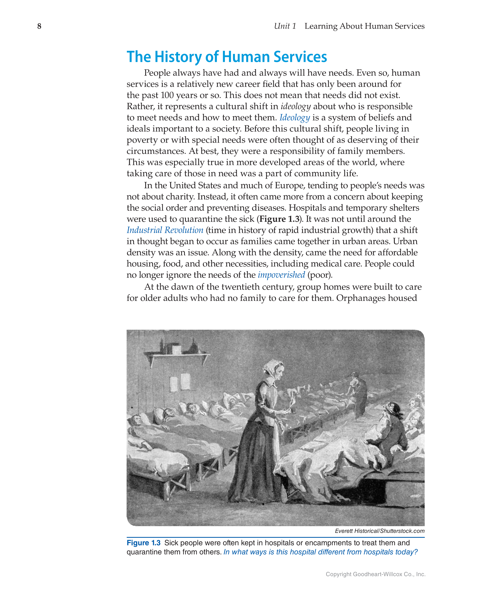 Principles of Human Services, 1st Edition page 8