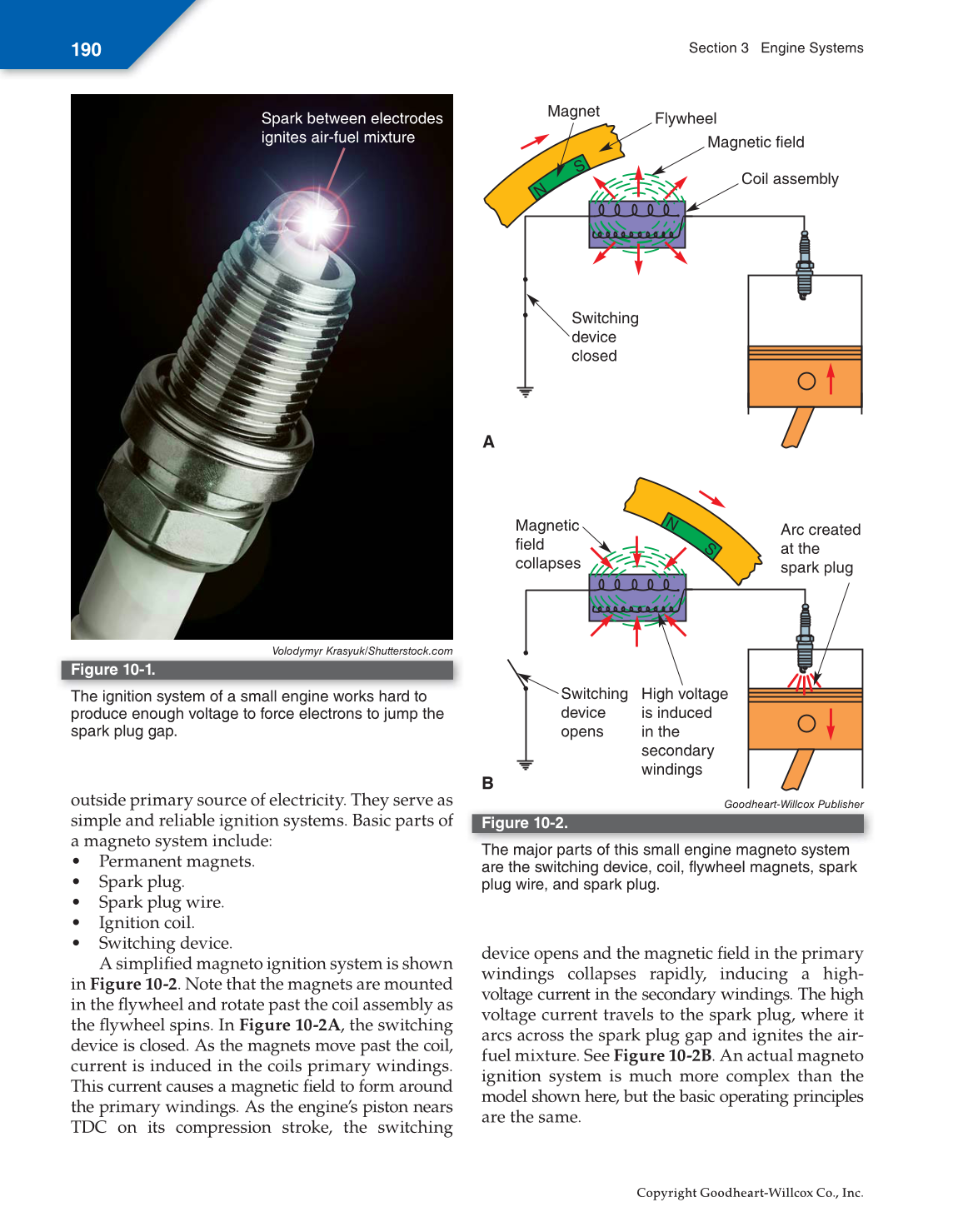 Small Gas Engines, 11th Edition page 190