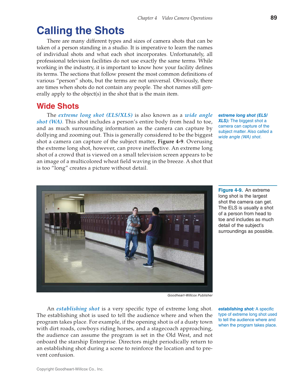 Television Production & Broadcast Journalism, 3rd Edition page 89