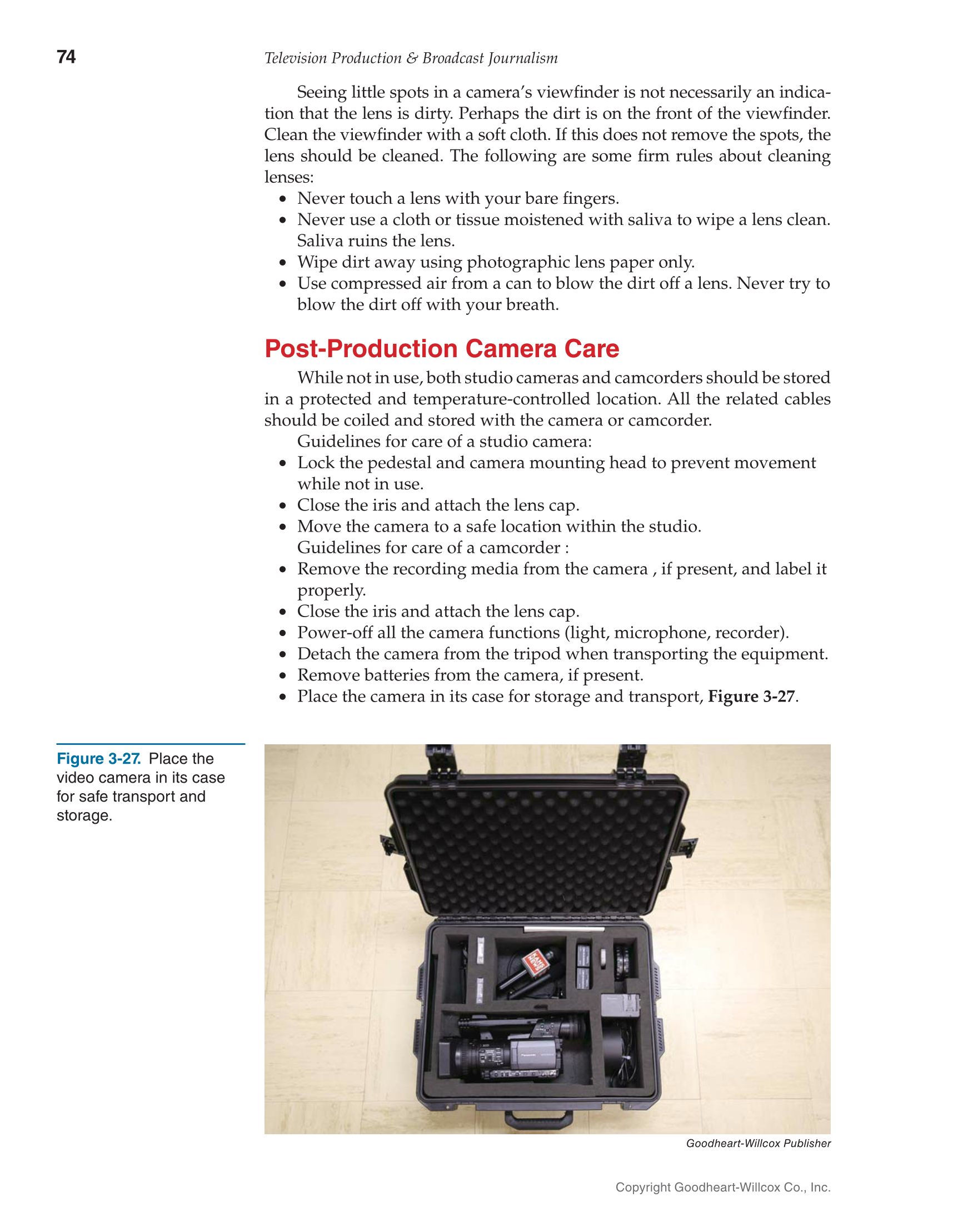 Television Production & Broadcast Journalism, 3rd Edition page 74