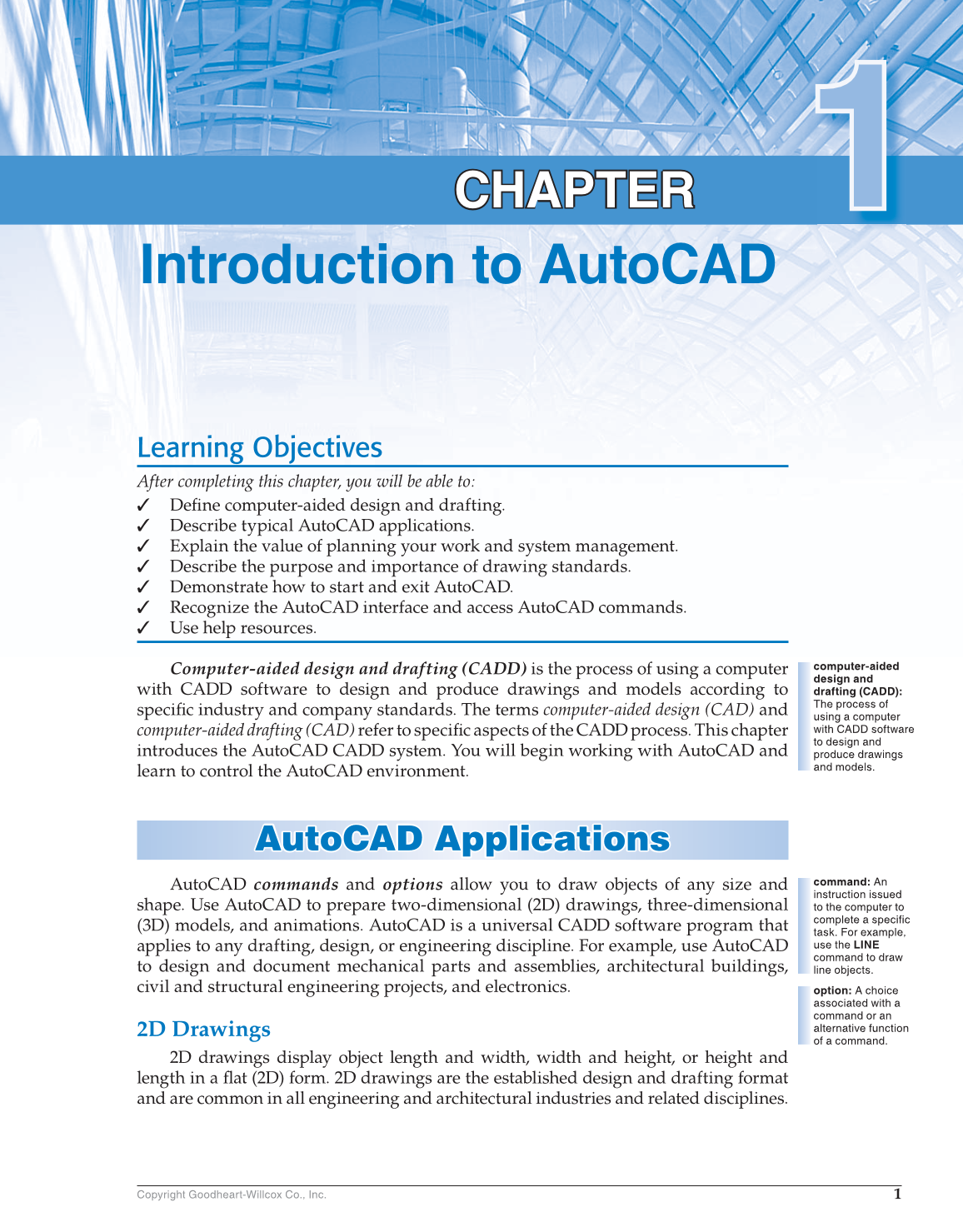 AutoCAD and Its Applications—Comprehensive 2017, 24th Edition page 1