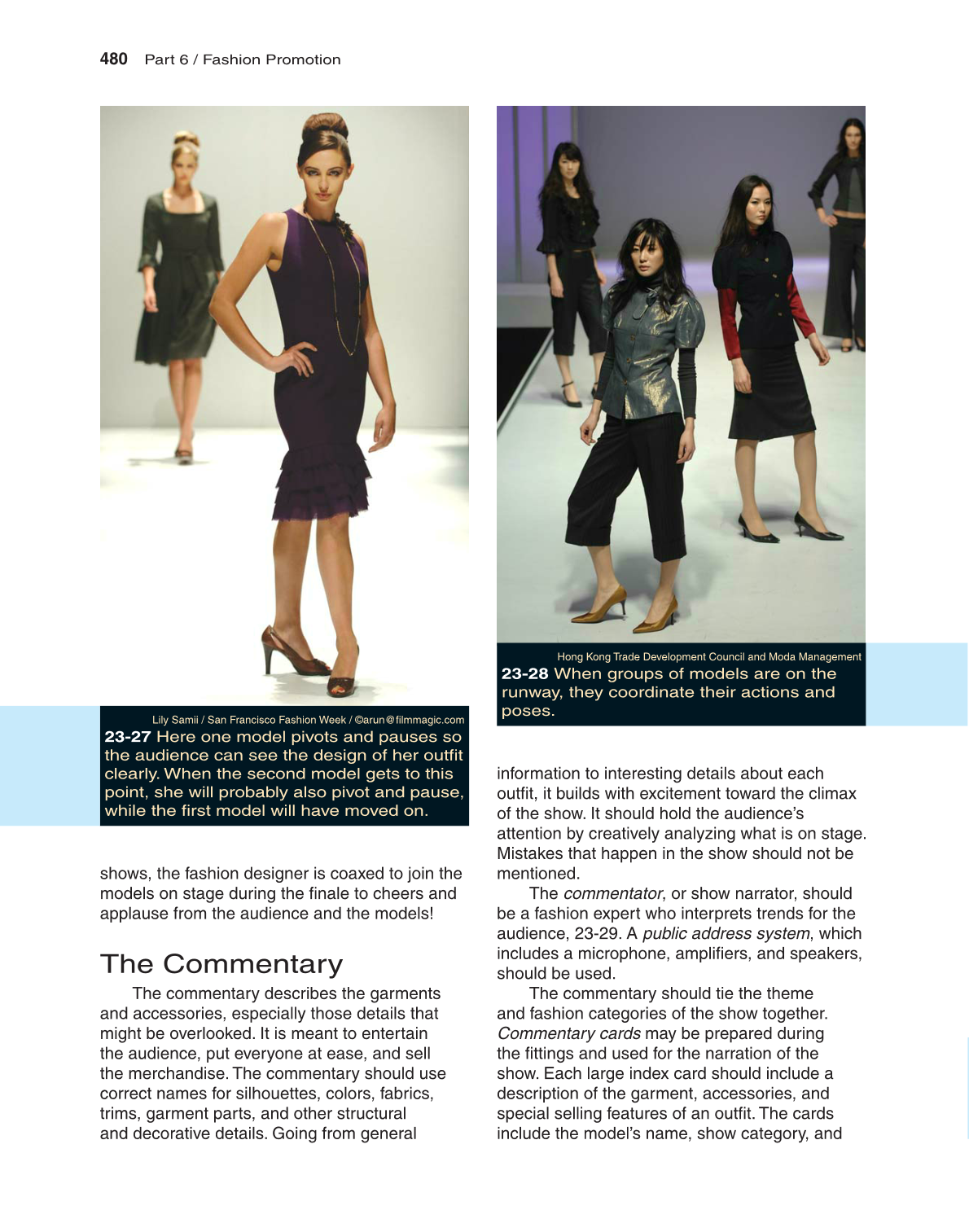 Fashion Marketing & Merchandising, 4th Edition page 480