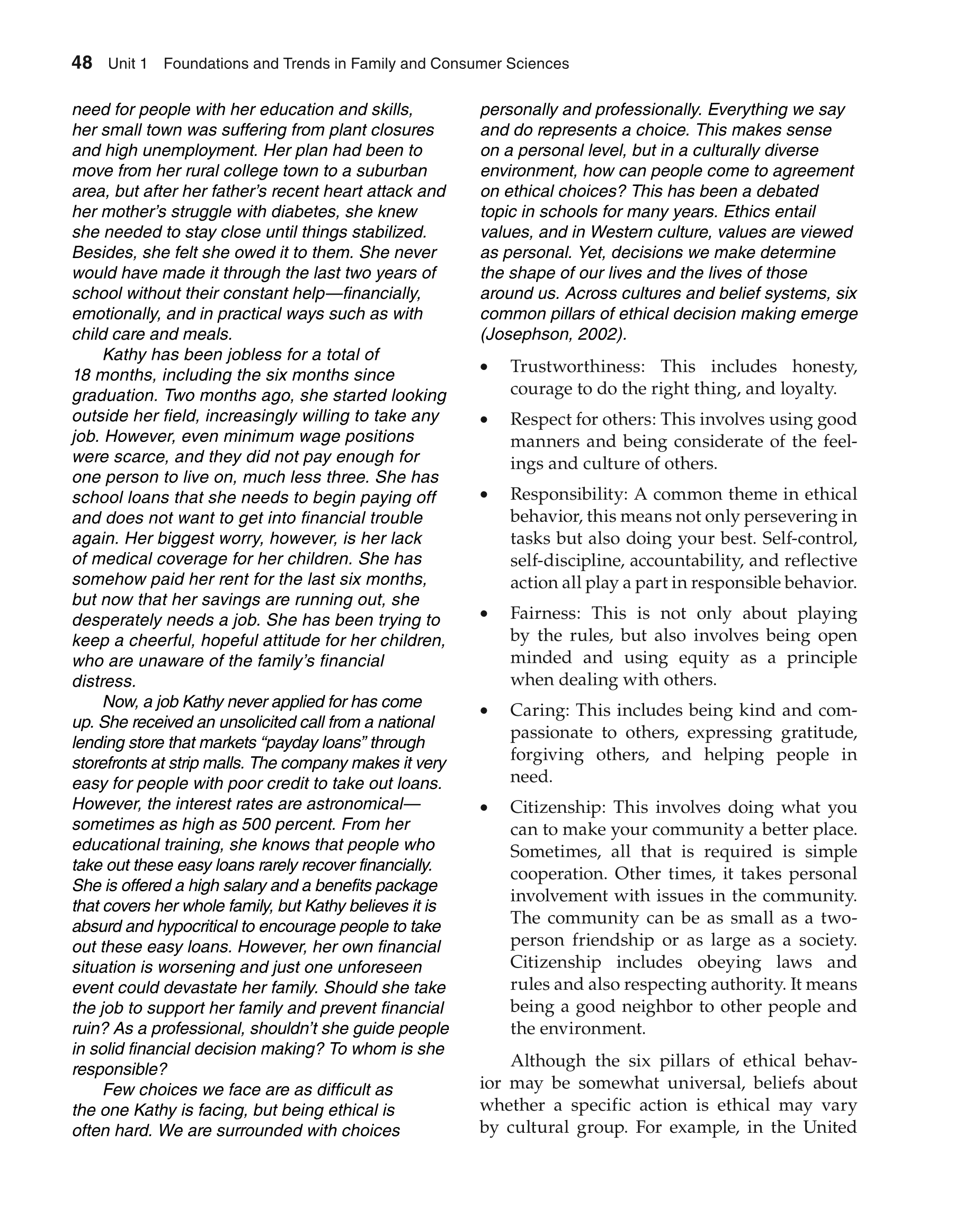 Foundations of Family and Consumer Sciences: Careers Serving ...