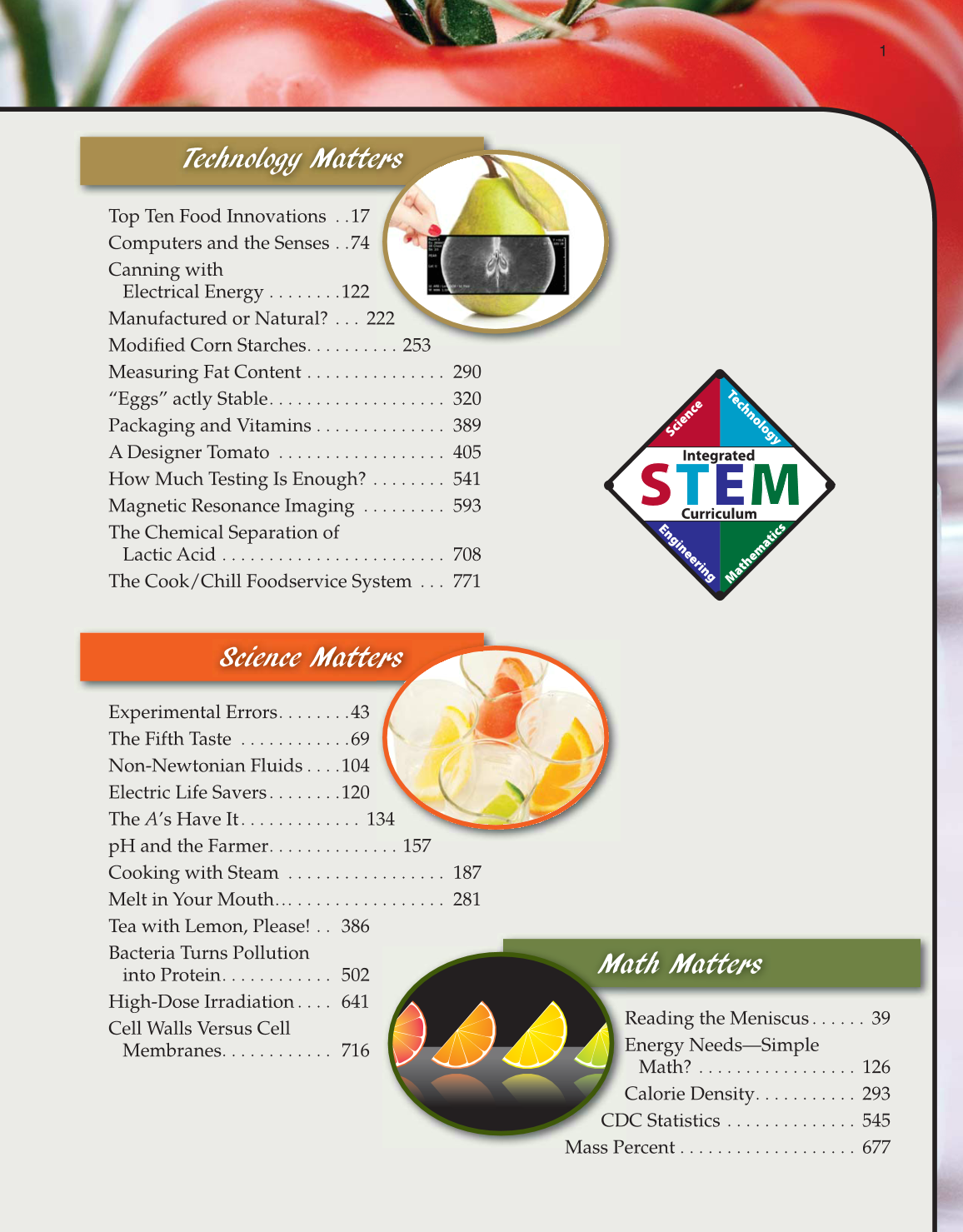 Principles of Food Science, 4th Edition page 1