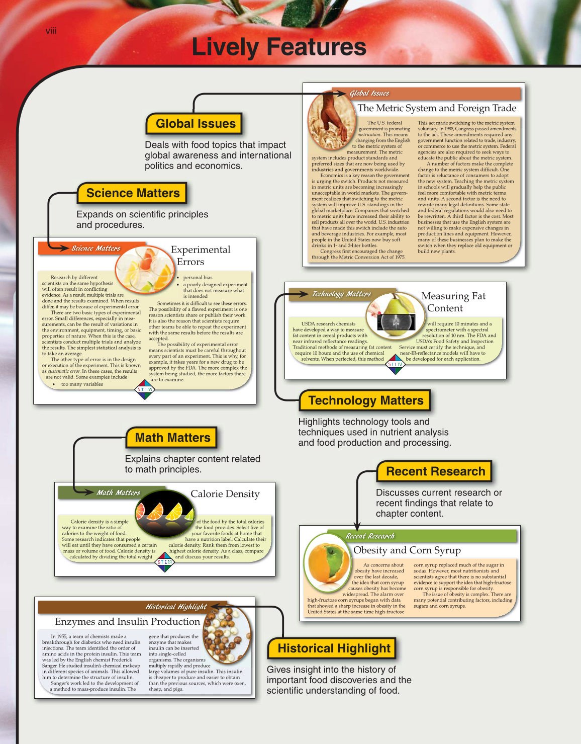 Principles of Food Science, 4th Edition page viii
