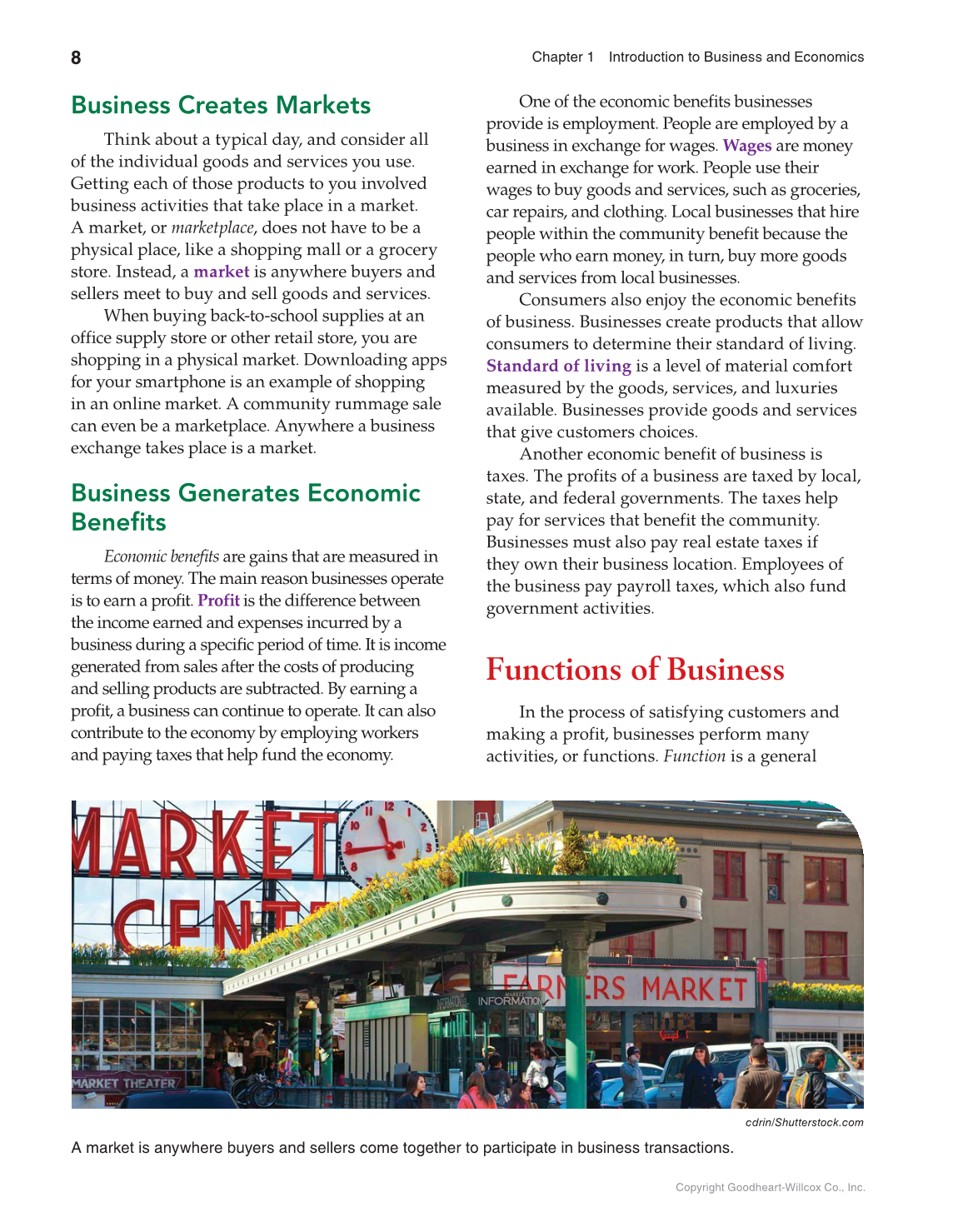 Principles of Business, Marketing, and Finance, 1st Edition page 8