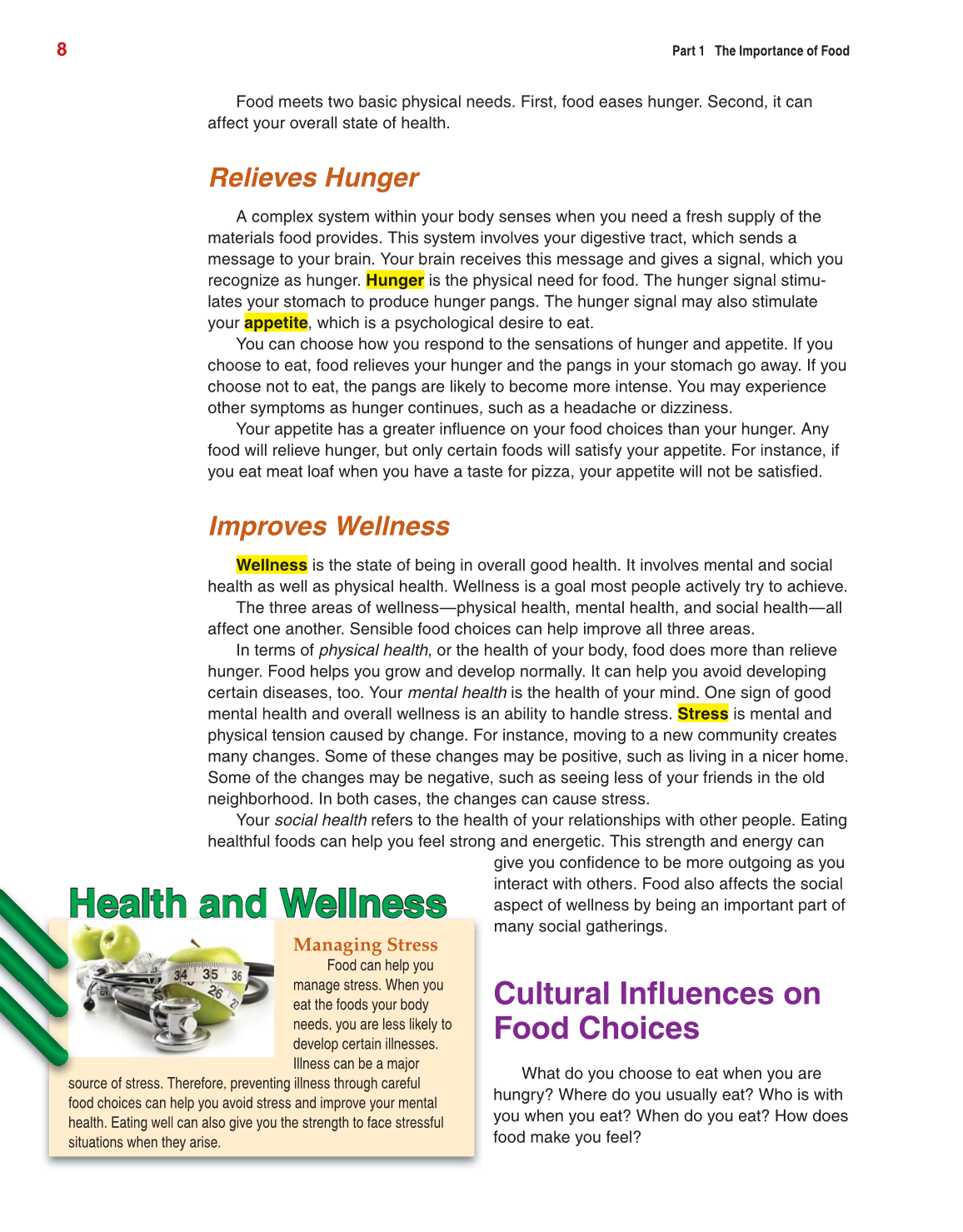 Guide to Good Food, 13th Edition page 8