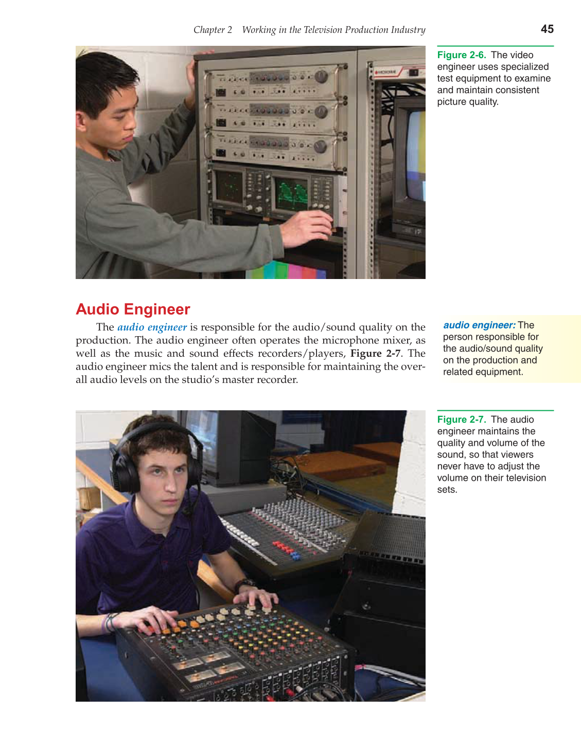 Television Production & Broadcast Journalism, 2nd Edition page 45