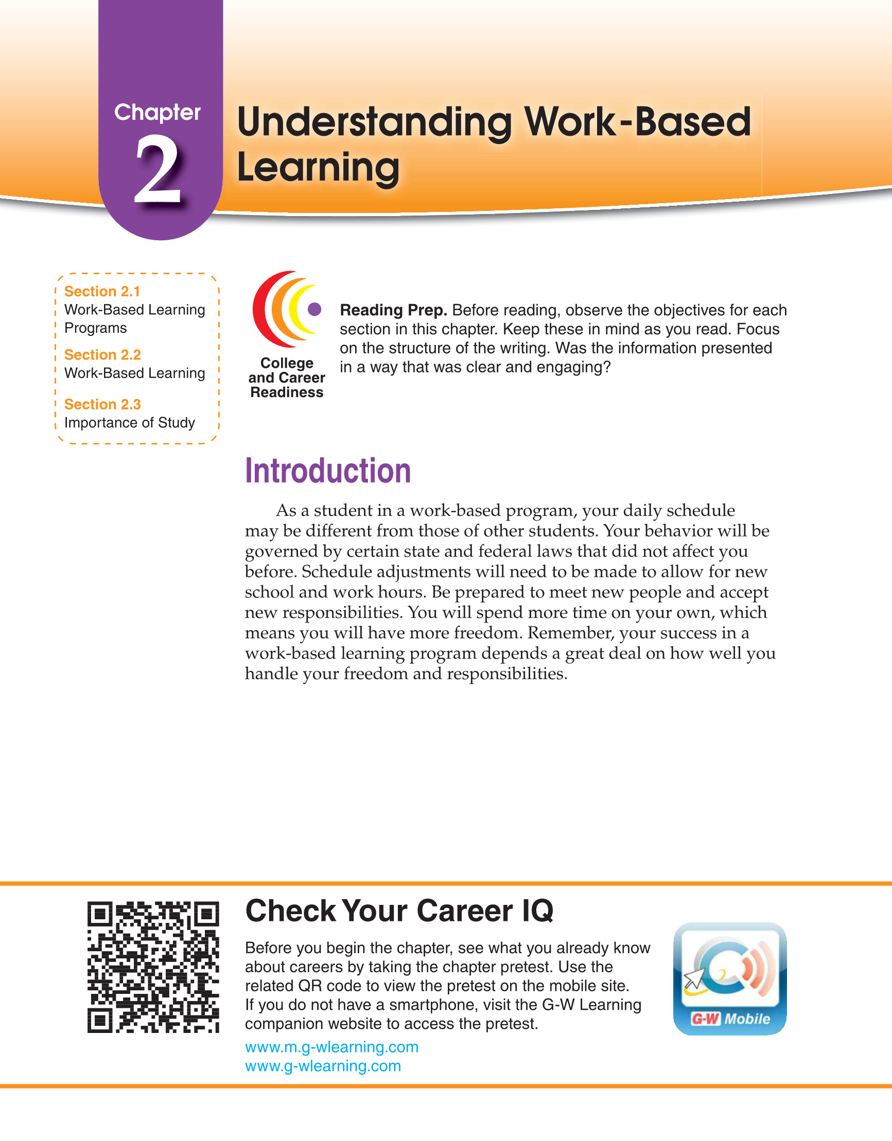 School to Career, 10th Edition page 22