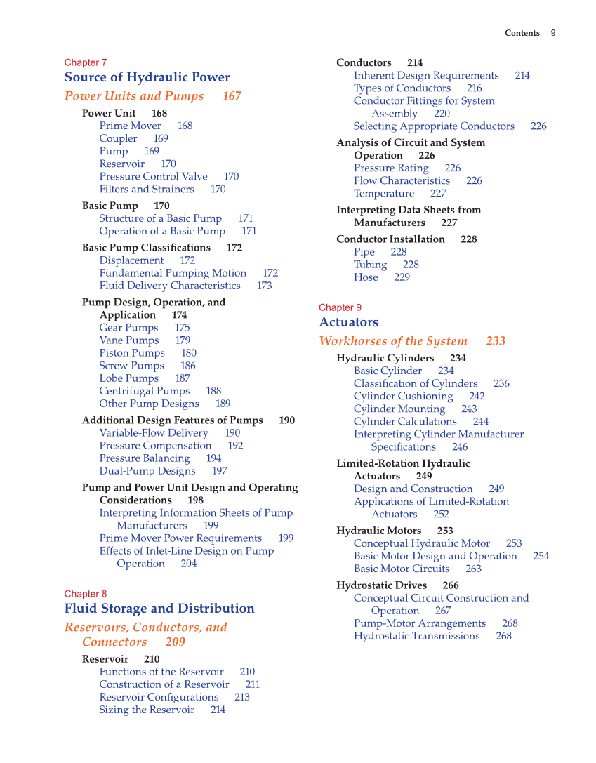 Fluid Power: Hydraulics and Pneumatics, 2nd Edition page 9