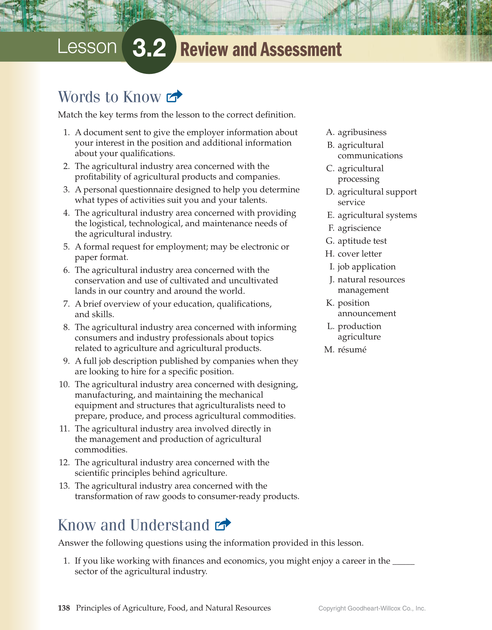 Principles of Agriculture, Food, and Natural Resources, 1st Edition ...