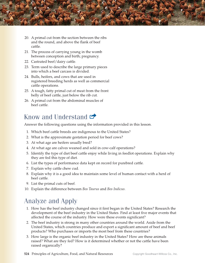 Principles of Agriculture, Food, and Natural Resources, 1st Edition ...