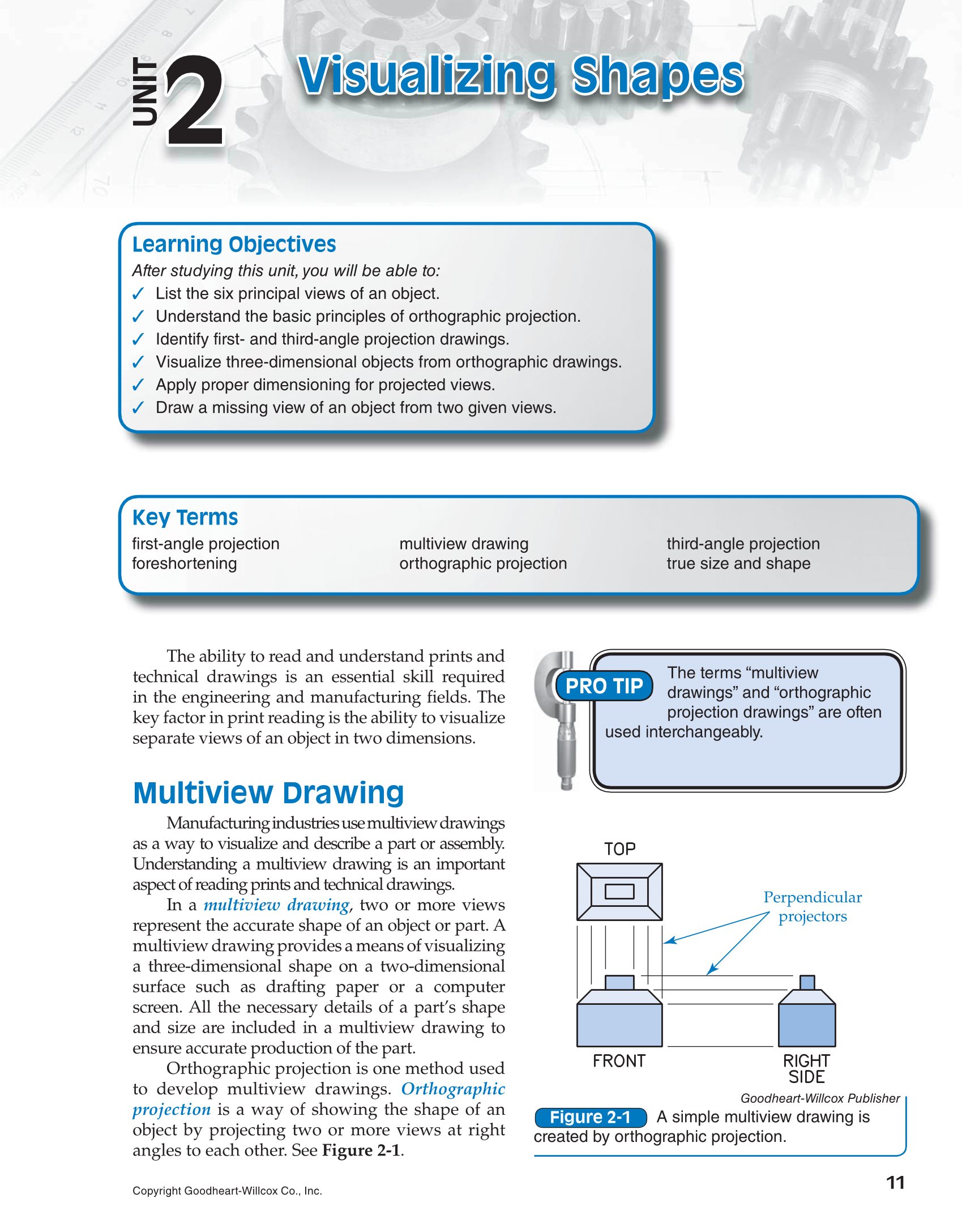 Machine Trades Print Reading, 6th Edition page 11