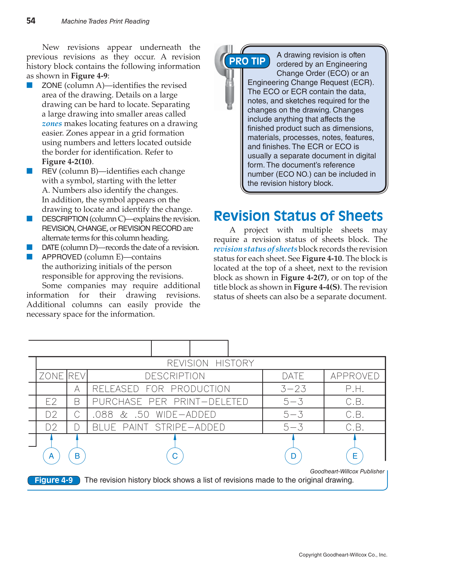 Machine Trades Print Reading, 6th Edition page 54
