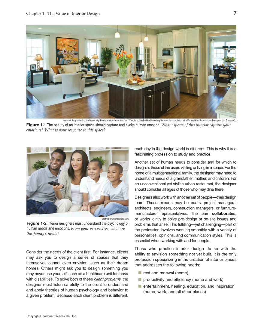 Interior Design, 1st Edition page 7