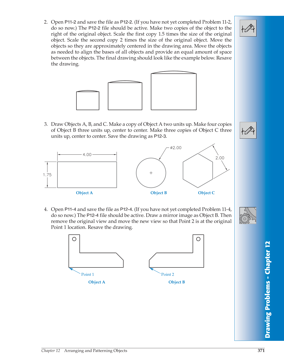 AutoCAD and Its Applications—Comprehensive 2013, 20th Edition page 371