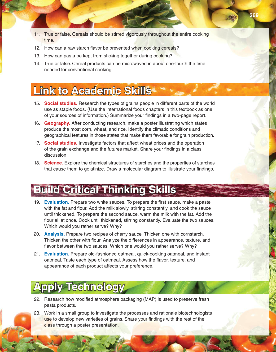 Guide to Good Food, 12th Edition page 269