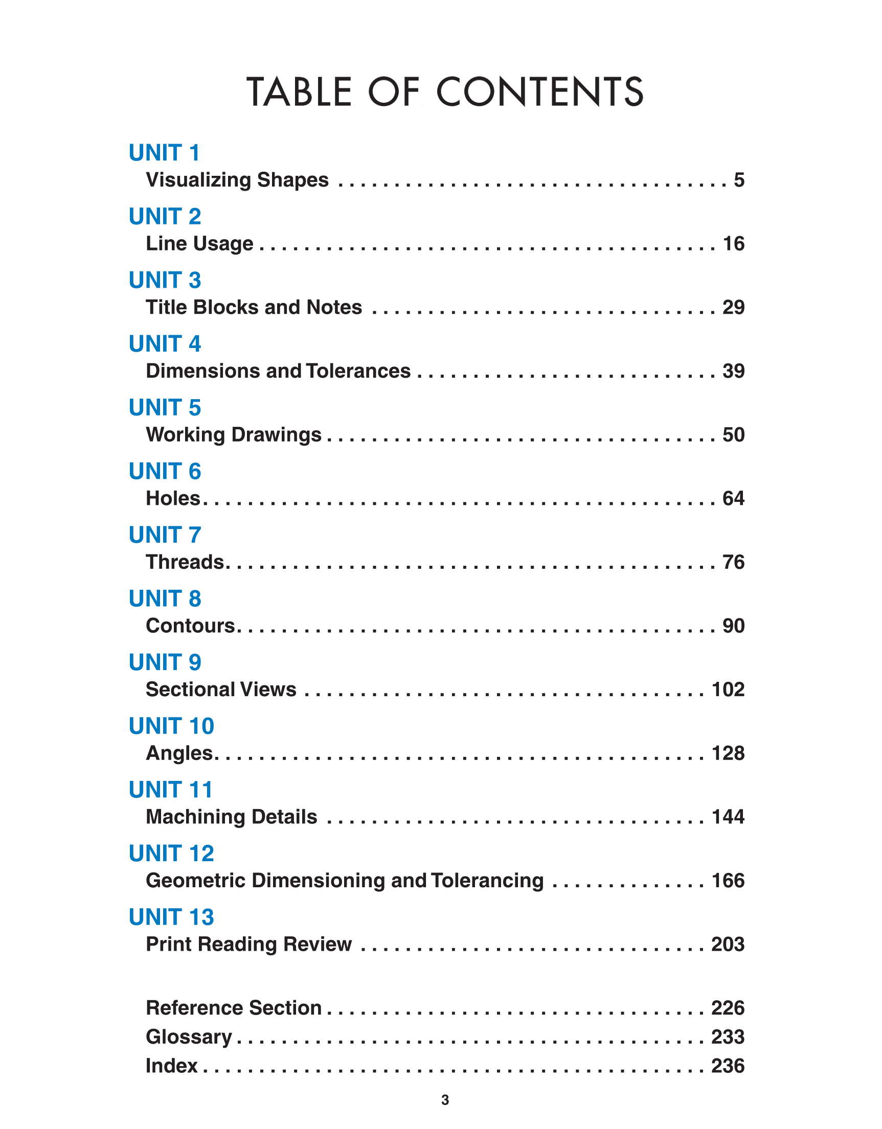 Machine Trades Print Reading, 5th Edition page 3