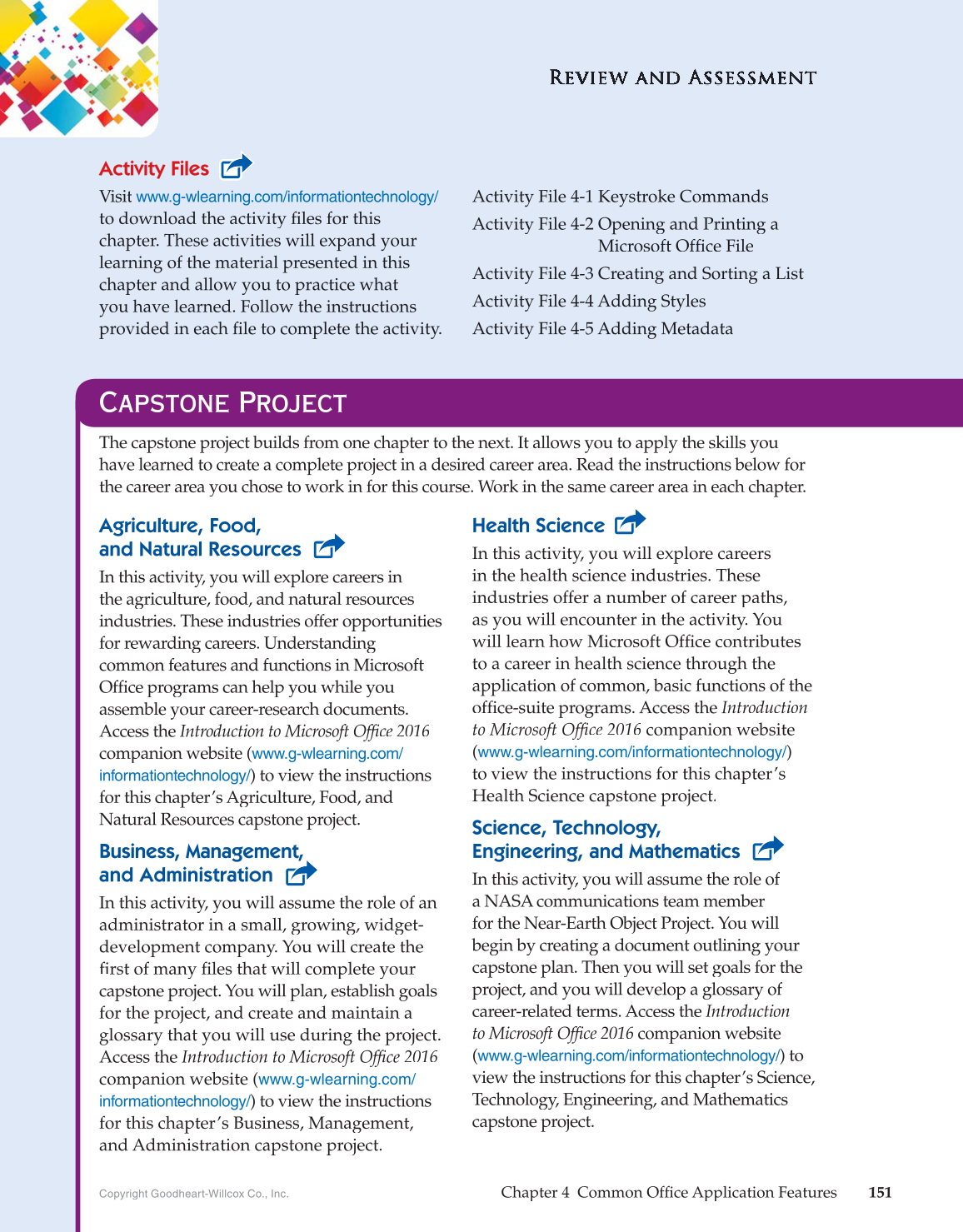 Introduction to Microsoft Office 2016, 1st Edition page 151