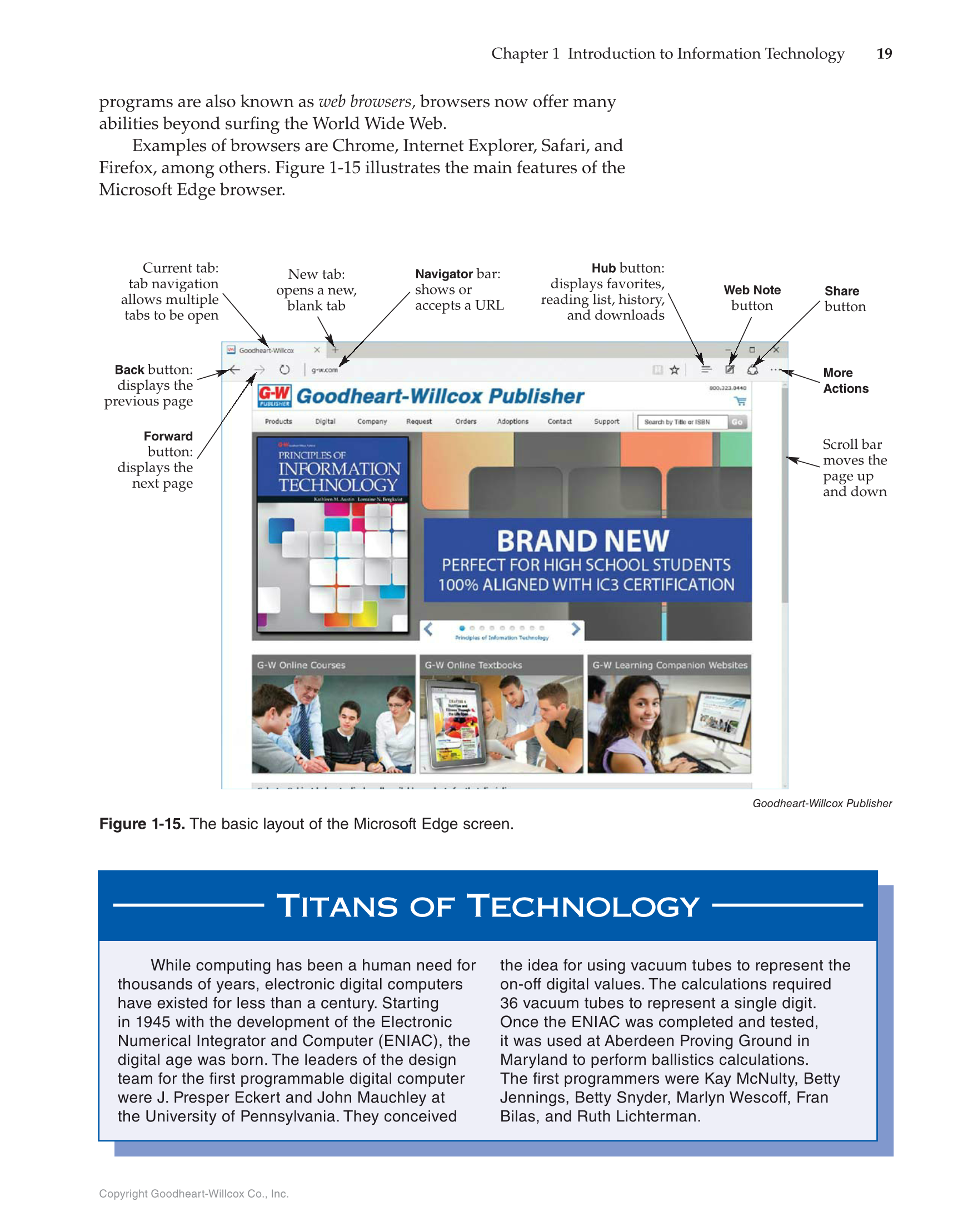 Introduction to Microsoft Office 2016, 1st Edition page 19