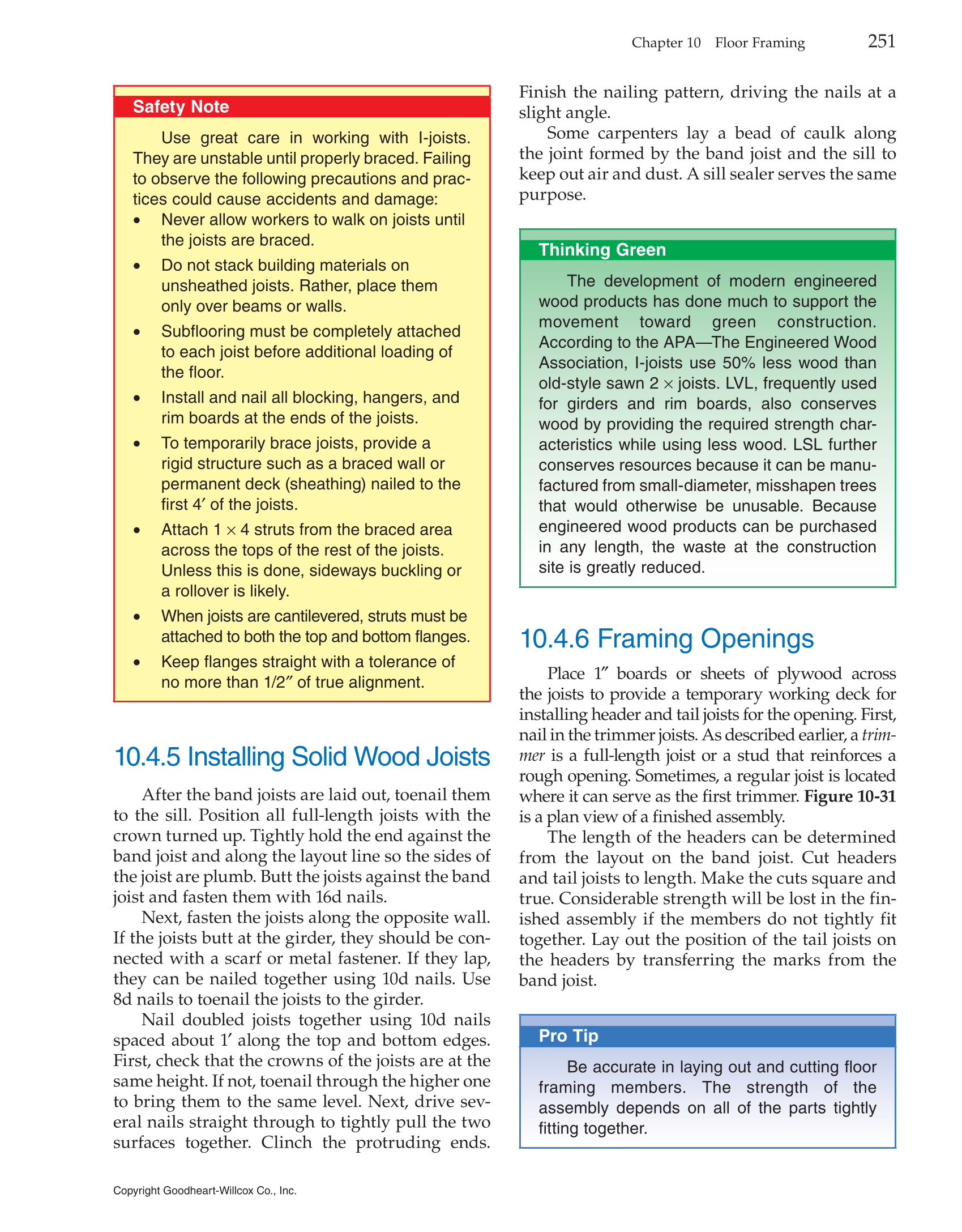 Modern Carpentry, 12th Edition page 251