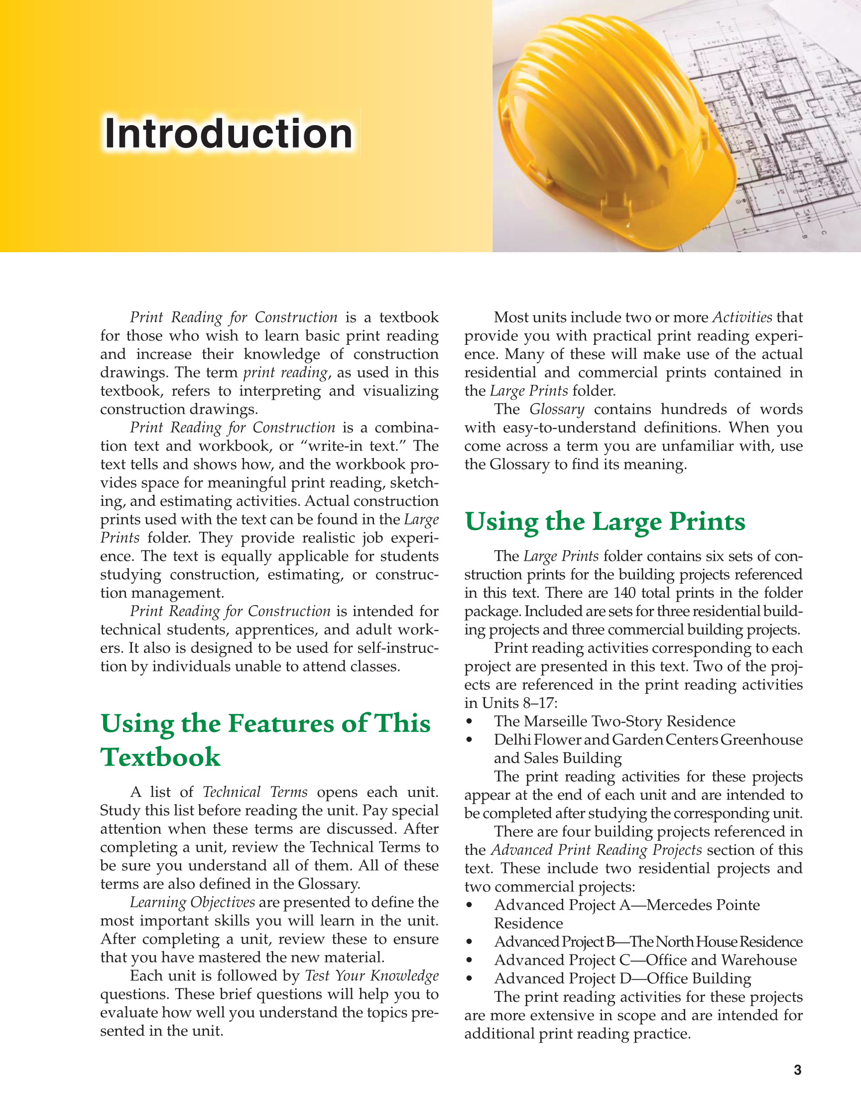 Print Reading for Construction, 6th Edition page 3