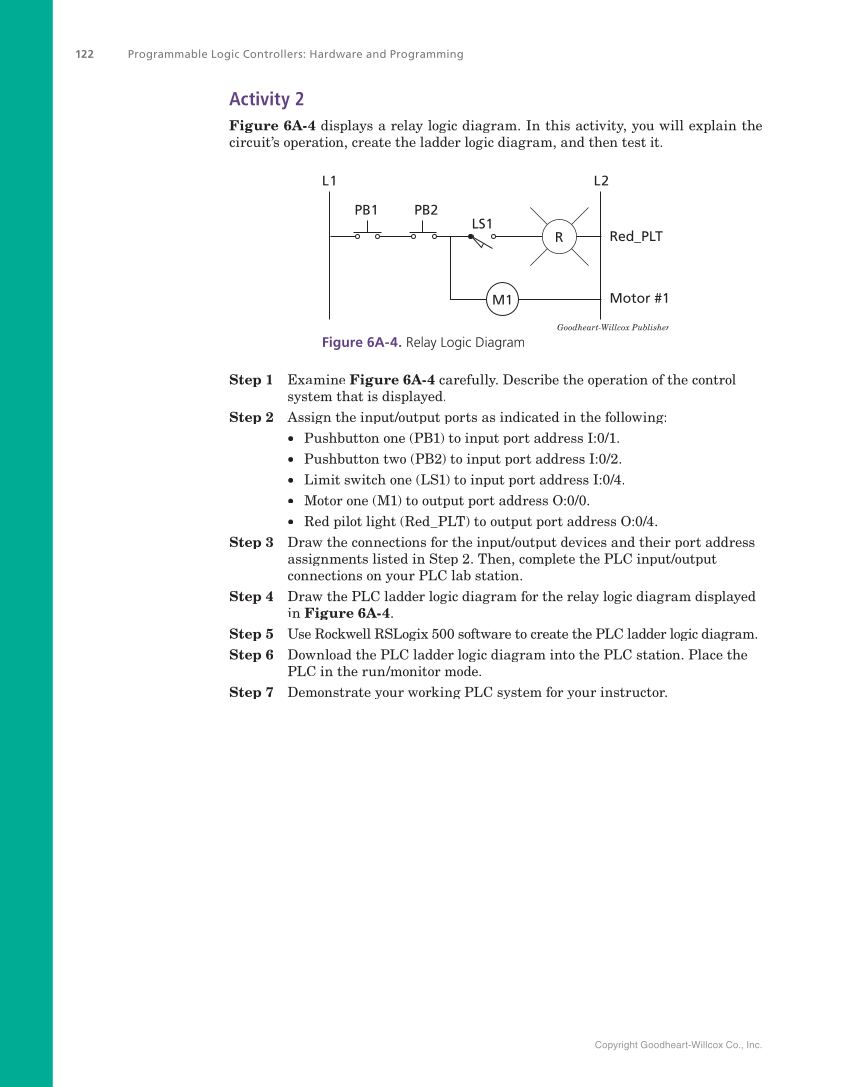 Programmable Logic Controllers Hardware And Programming 4th Edition Page 122