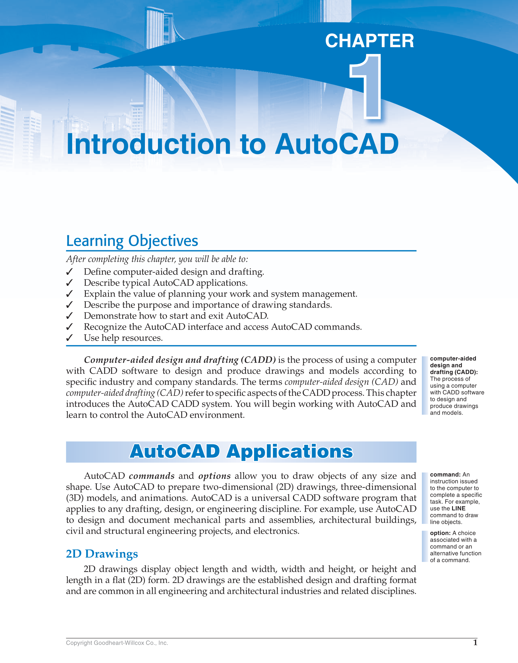 AutoCAD and Its Applications—Basics 2019, 26th Edition page 1