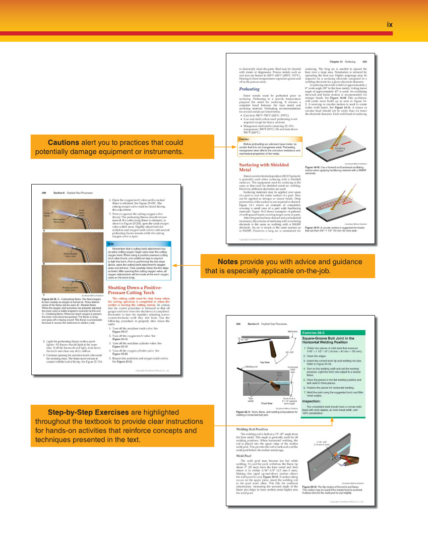 Welding Fundamentals, 5th Edition page ix
