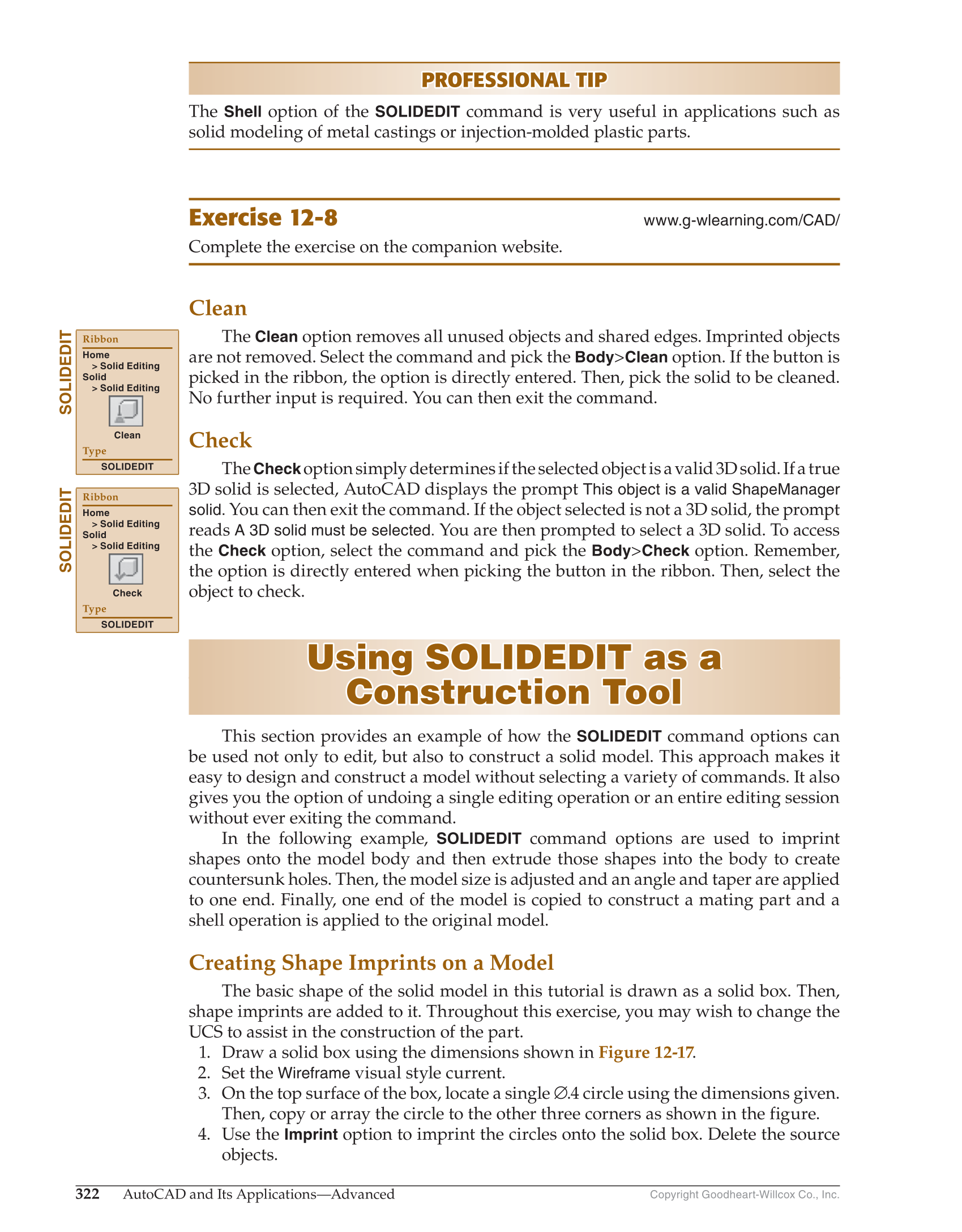 AutoCAD and Its Applications—Comprehensive 2020, 27th Edition page 322