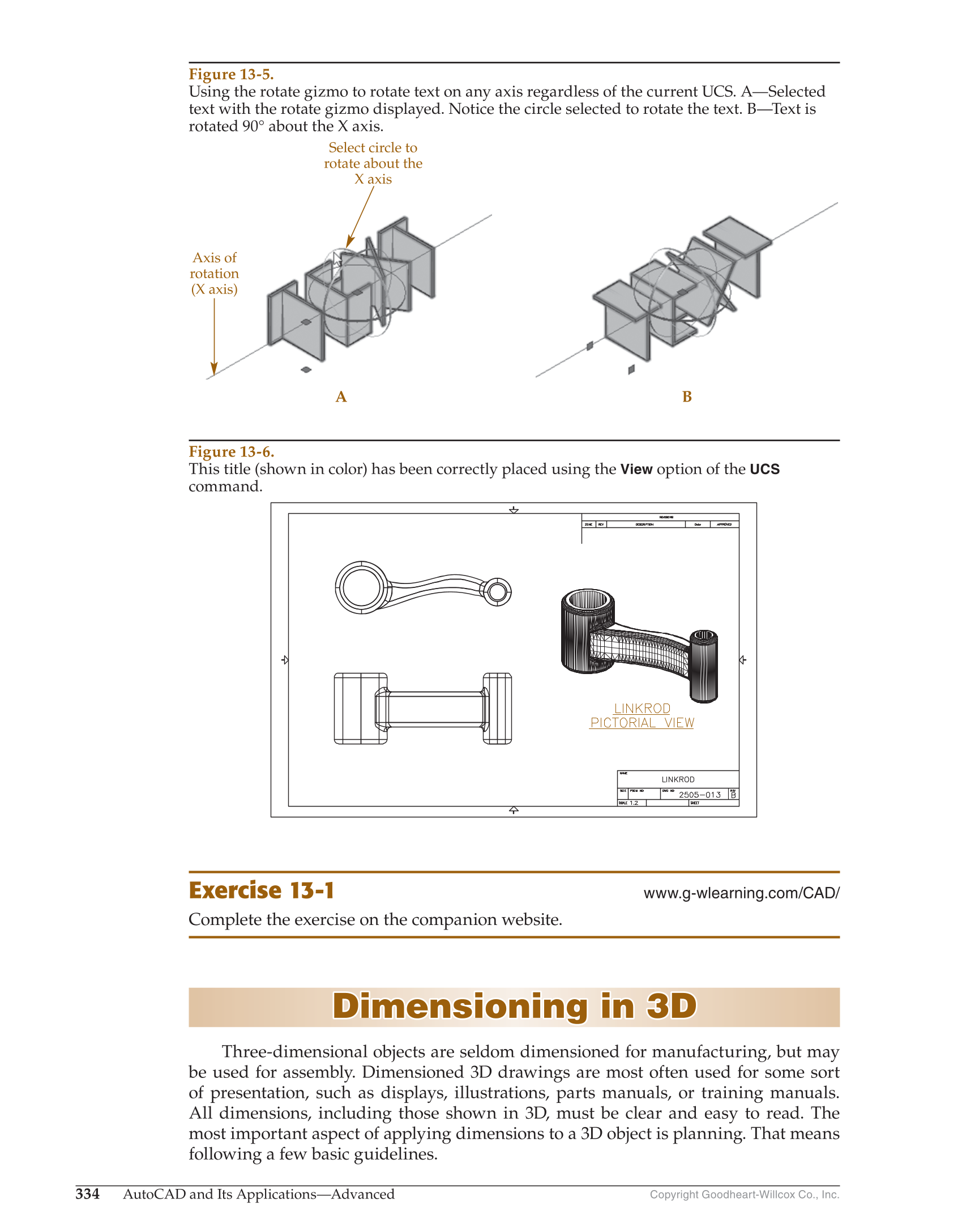 AutoCAD and Its Applications—Comprehensive 2020, 27th Edition page 334