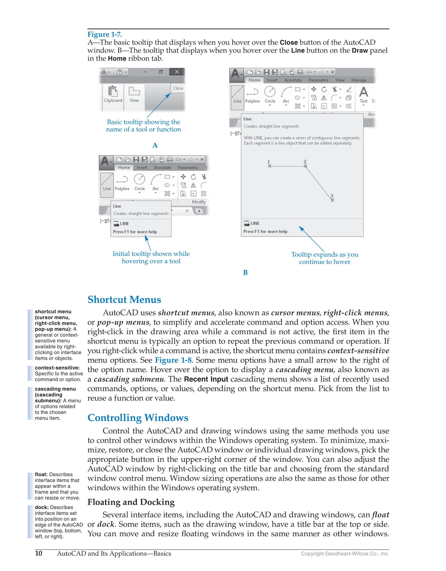 AutoCAD and Its Applications—Comprehensive 2020, 27th Edition page 10