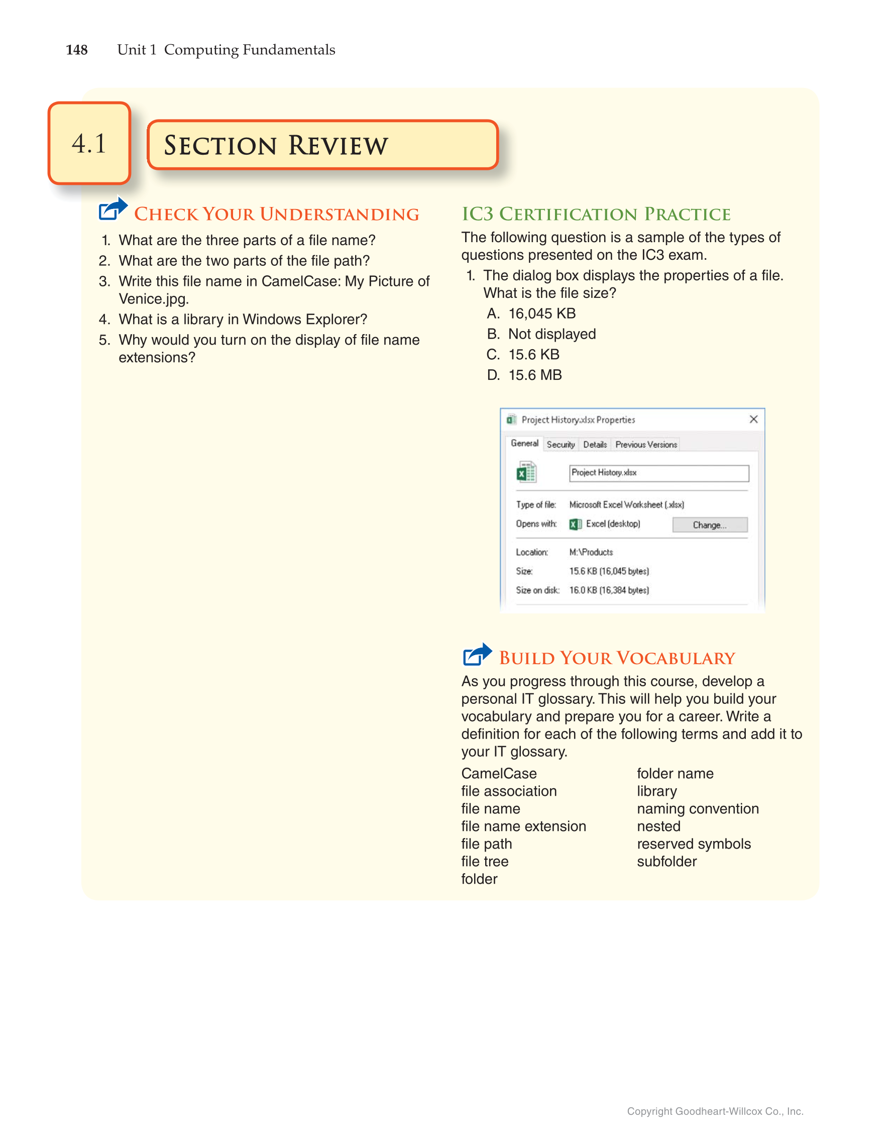 Principles of Information Technology, 1st Edition page 148