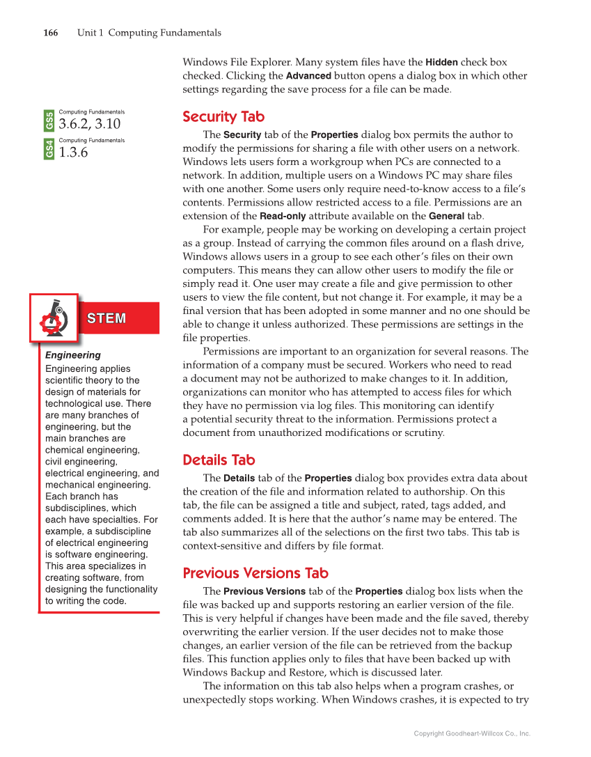 Principles of Information Technology, 1st Edition page 166