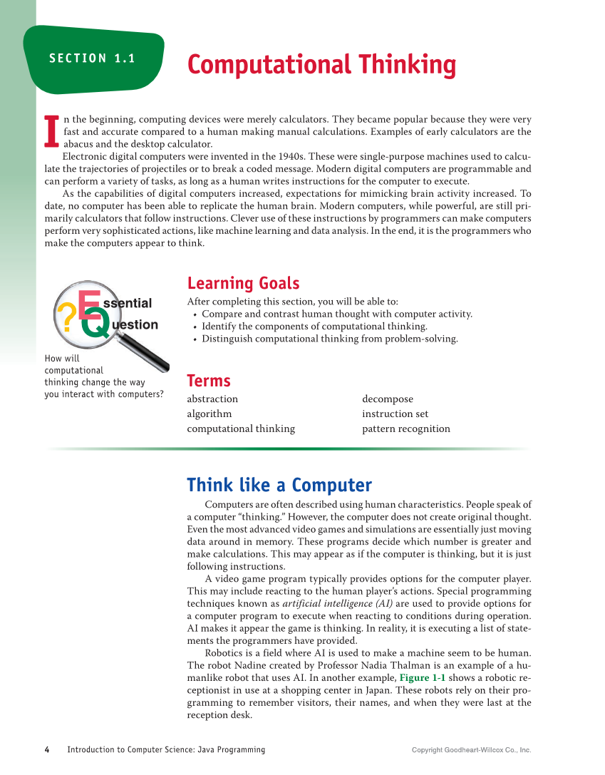 Introduction To Computer Science Java Programming 1st Edition Page 4